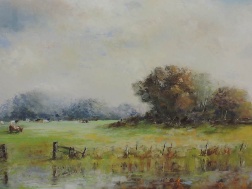 A pastel sketch, Alan Dent, Rusland Valley, signed and dated 2002, 37 x ...
