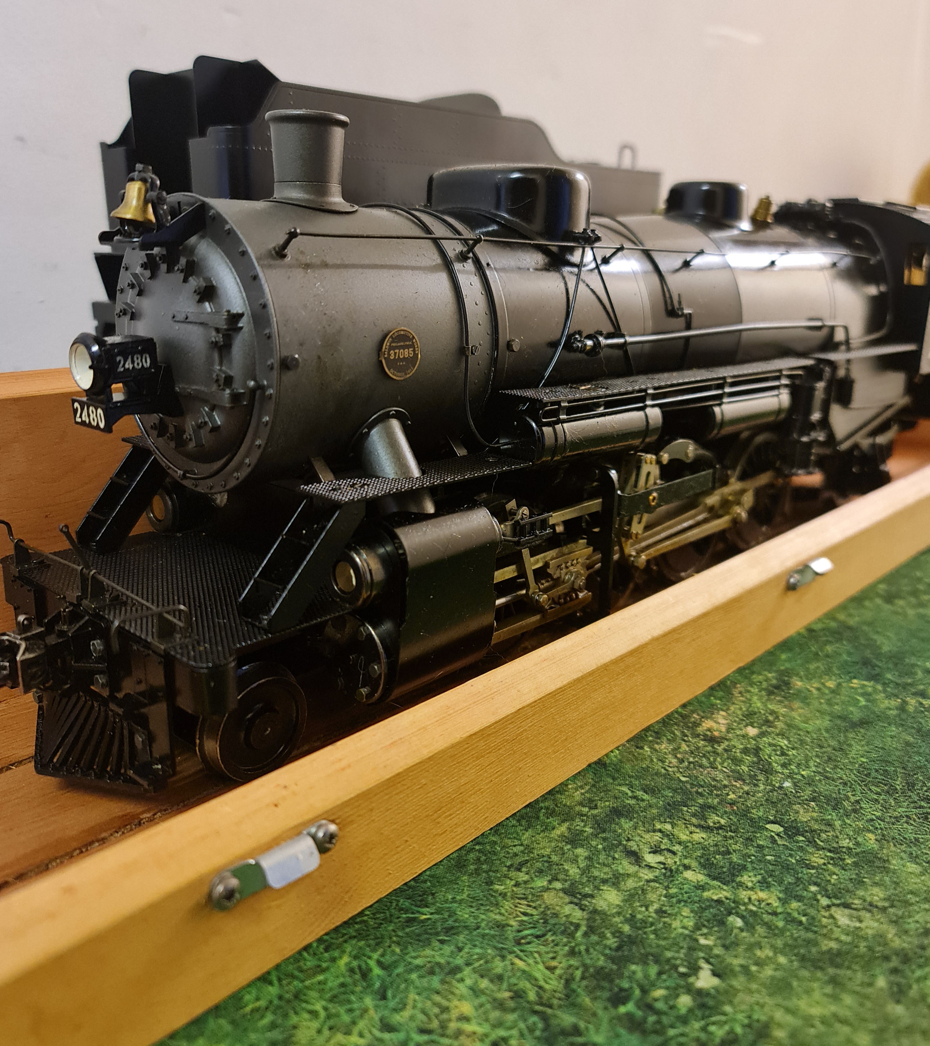 An Aster Hobby live steam USRA Light Mikado 2480 gauge 1 model train ...