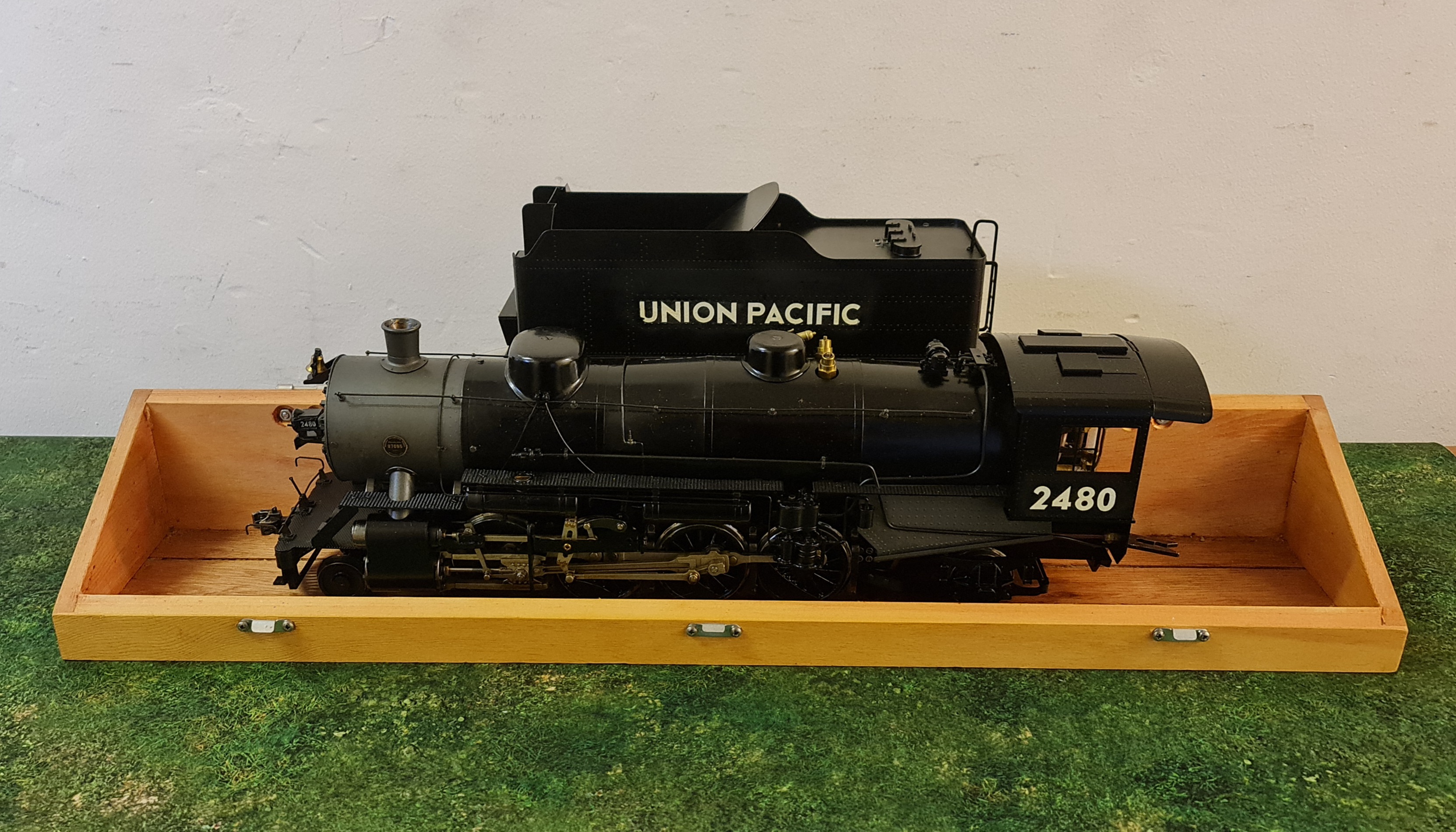 An Aster Hobby live steam USRA Light Mikado 2480 gauge 1 model train ...