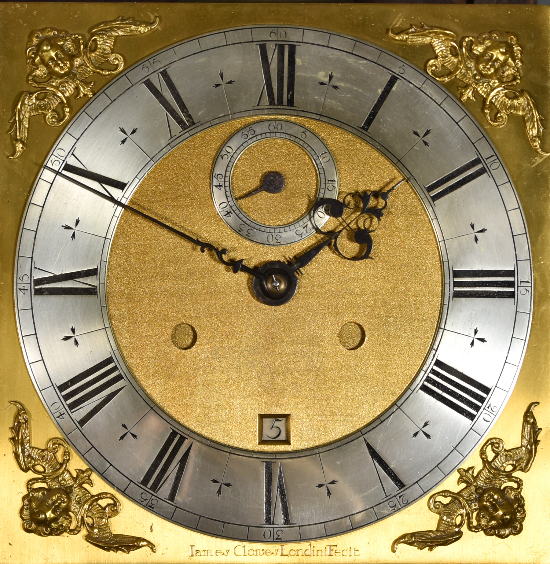 A Late 17th/ Early 18th Century Walnut and Marquetry Longcase Clock, by ...