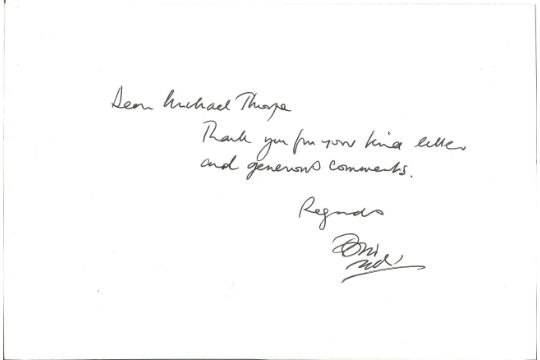 Bill Tidy signed sumo illustration card. British cartoonist, writer ...