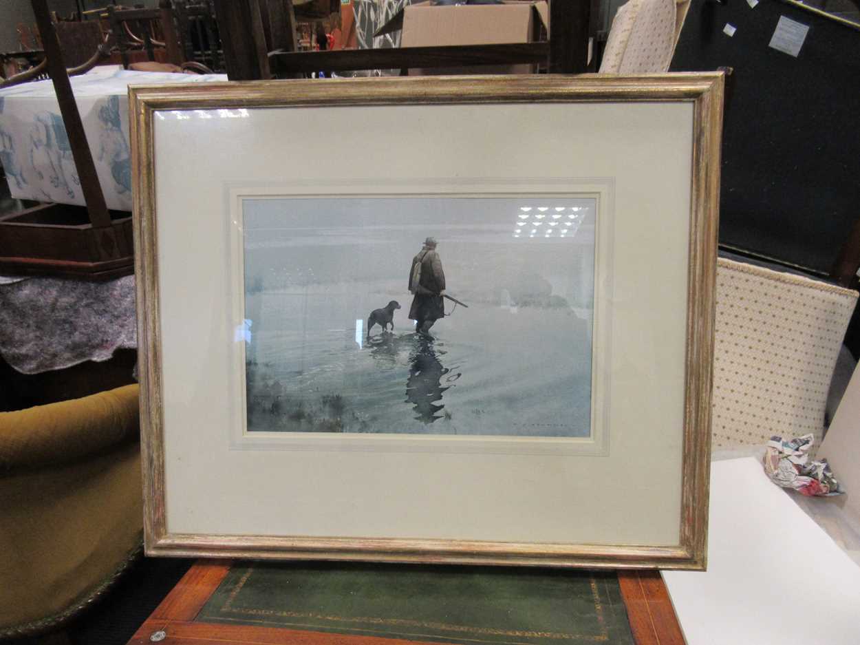 Peter Ashmore M.S.I.A, One Man and his Dog, signed (lower right ...