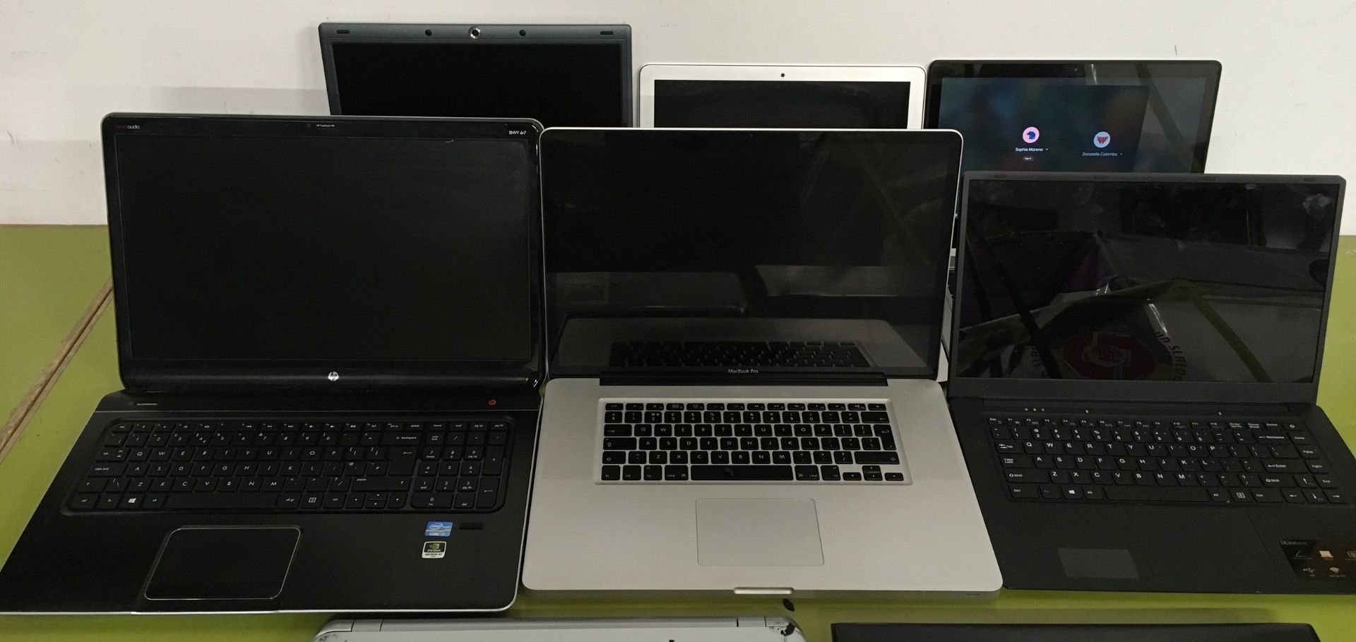 Collection of laptop computers to include Alienware (WP).