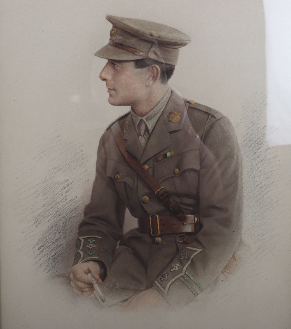 Excellent Coloured Picture of a WWI British Officer, doubtless from a ...