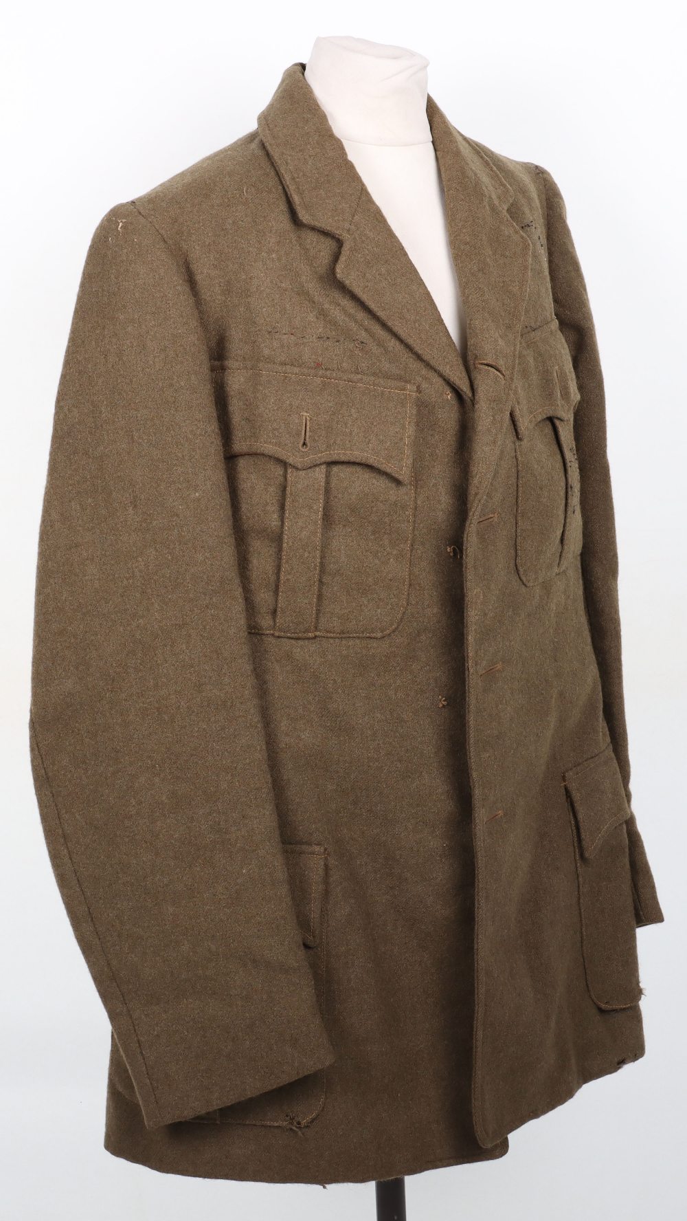 Rare WW1 British War Correspondents Tunic, fine example of the coarse ...