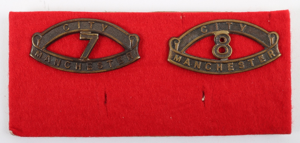 WW1 7th & 8th City (Pals) Battalions Manchester Regiment Shoulder ...