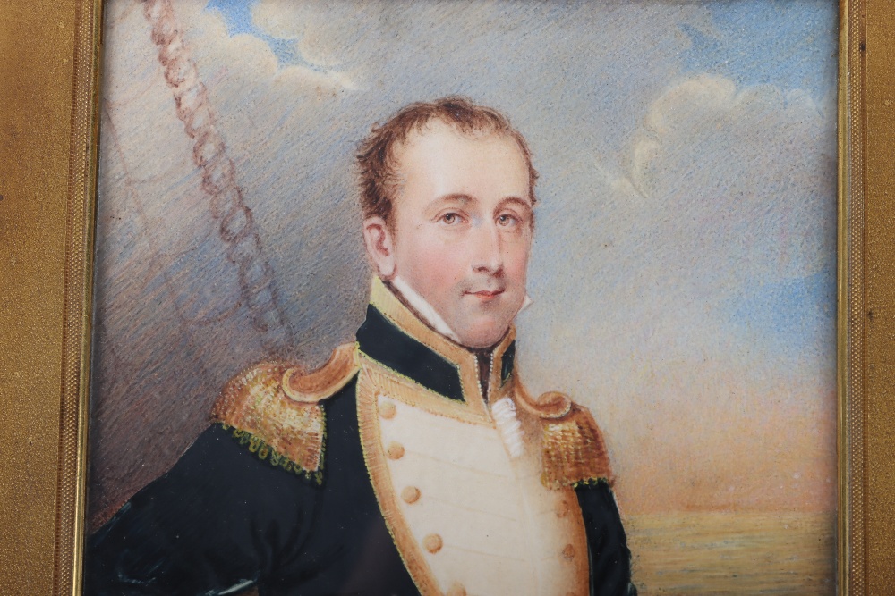 ^ Pair of Portrait Miniatures of Captain Charles George Digby Royal ...