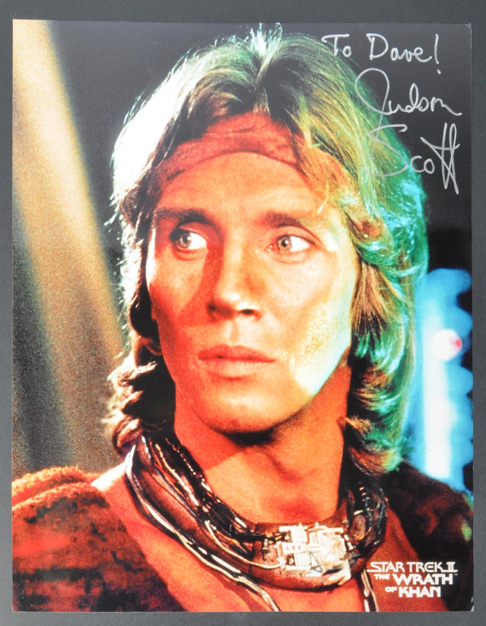 Estate of Dave Prowse - Star Trek II The Wrath Of Khan - Judson Scott ...