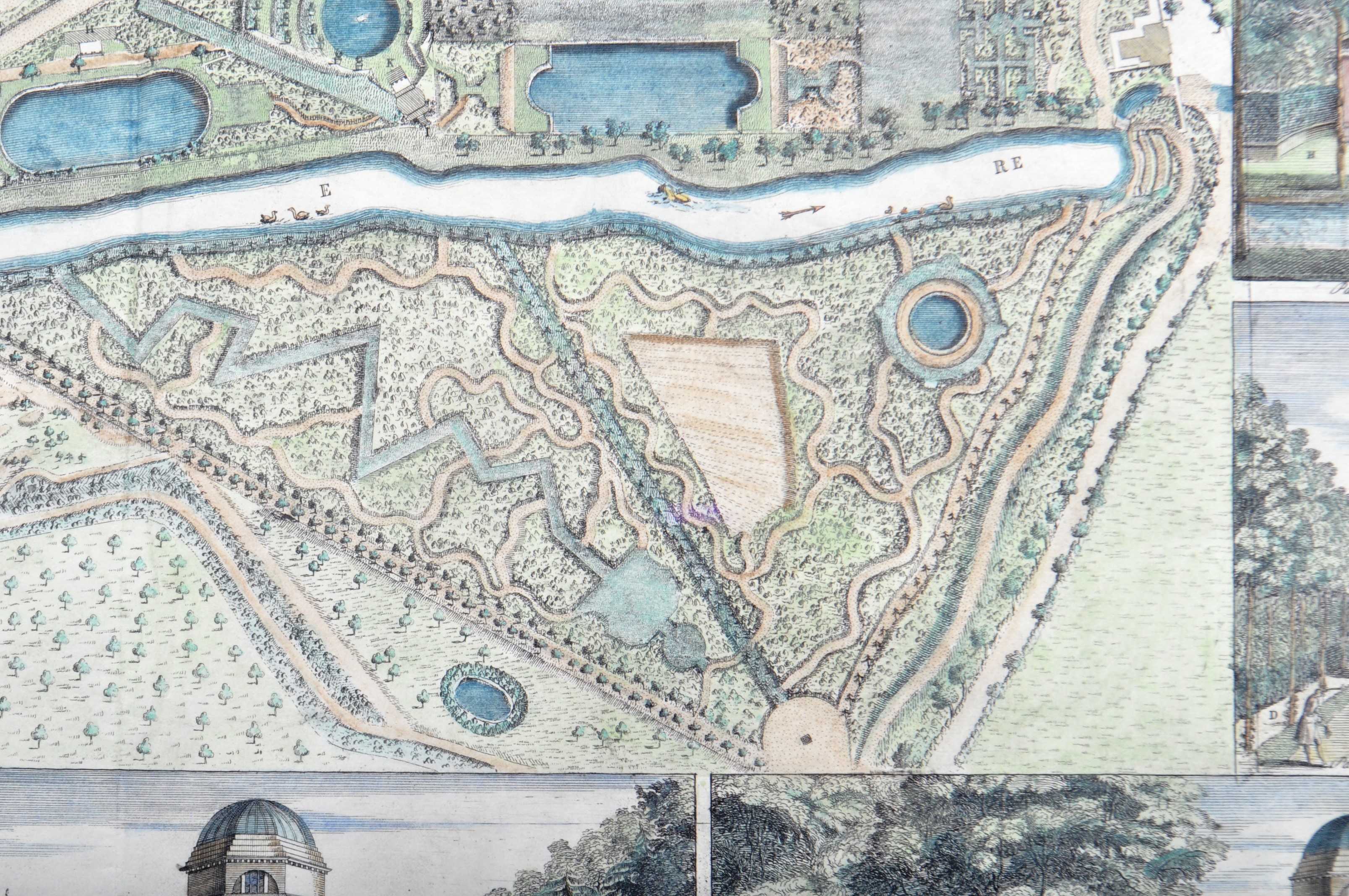JOHN ROQUE - LARGE 18TH CENTURY FRENCH MAP / PLANS ENGRAVING - auctions ...