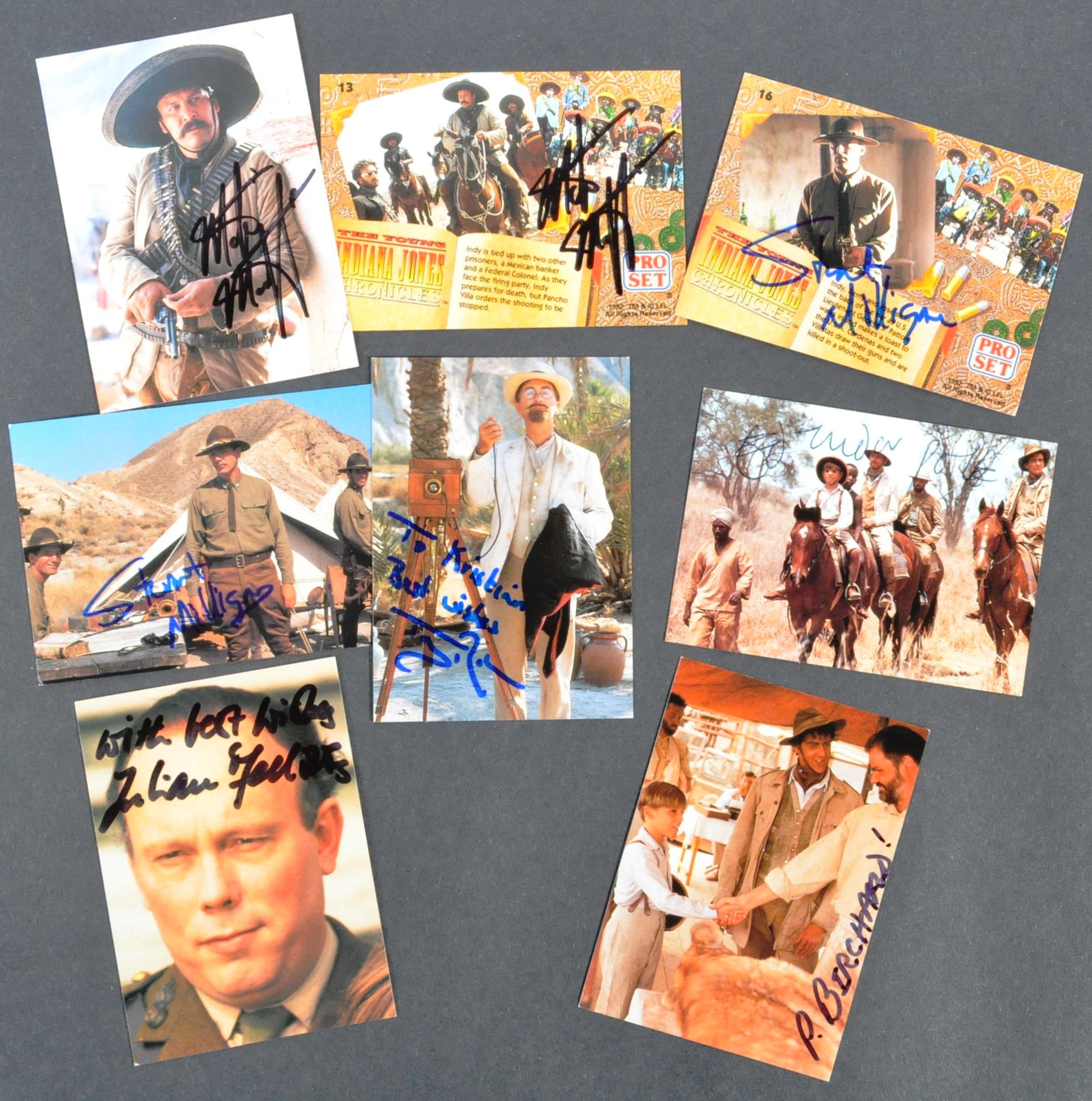 INDIANA JONES - THE YOUNG INDIANA JONES CHRONICLES SIGNED CARDS ...