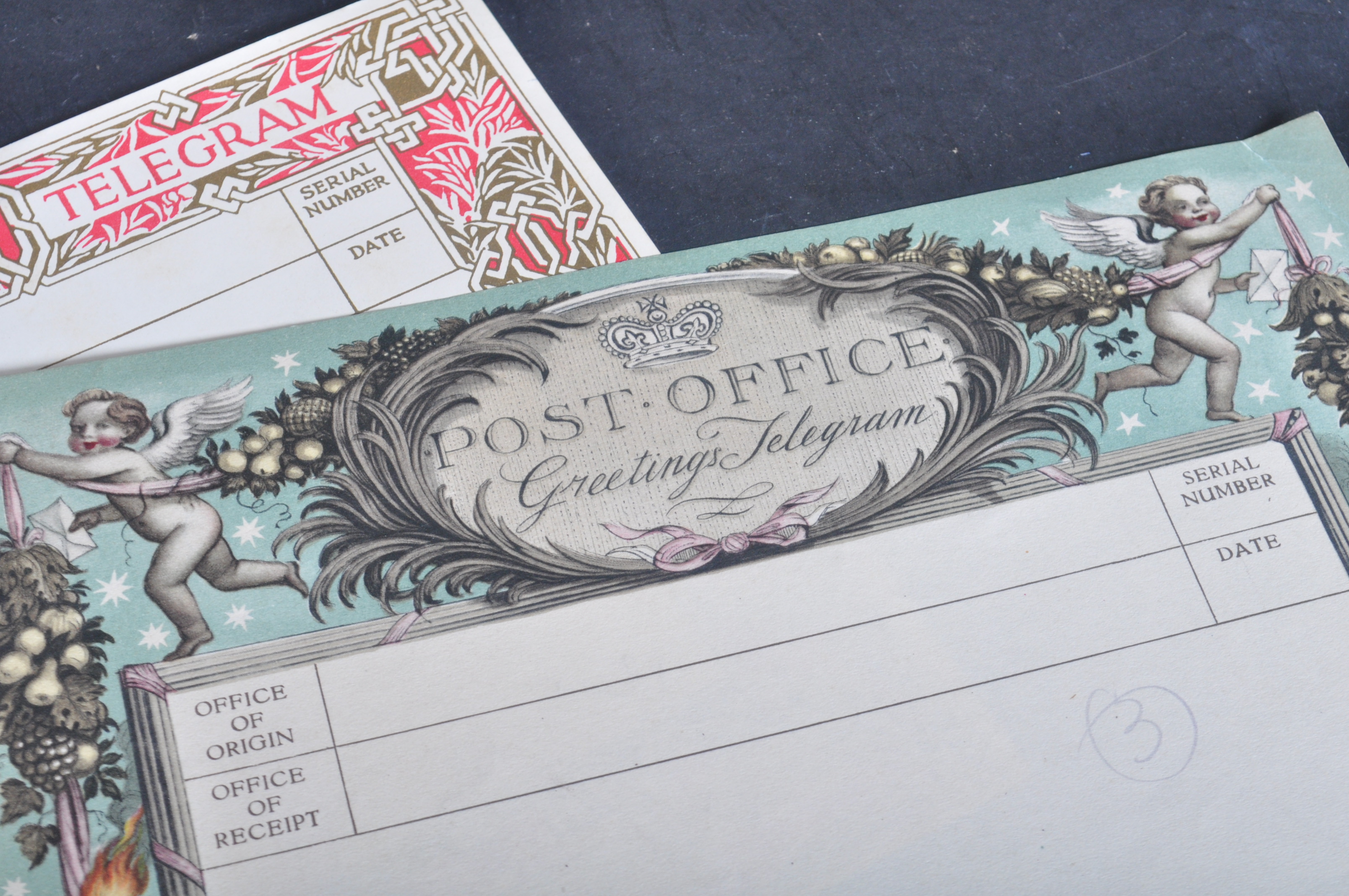 1935 & 1936 GPO GREETINGS TELEGRAM. FIRST EVER ISSUES & FIRST VALENTINE ...