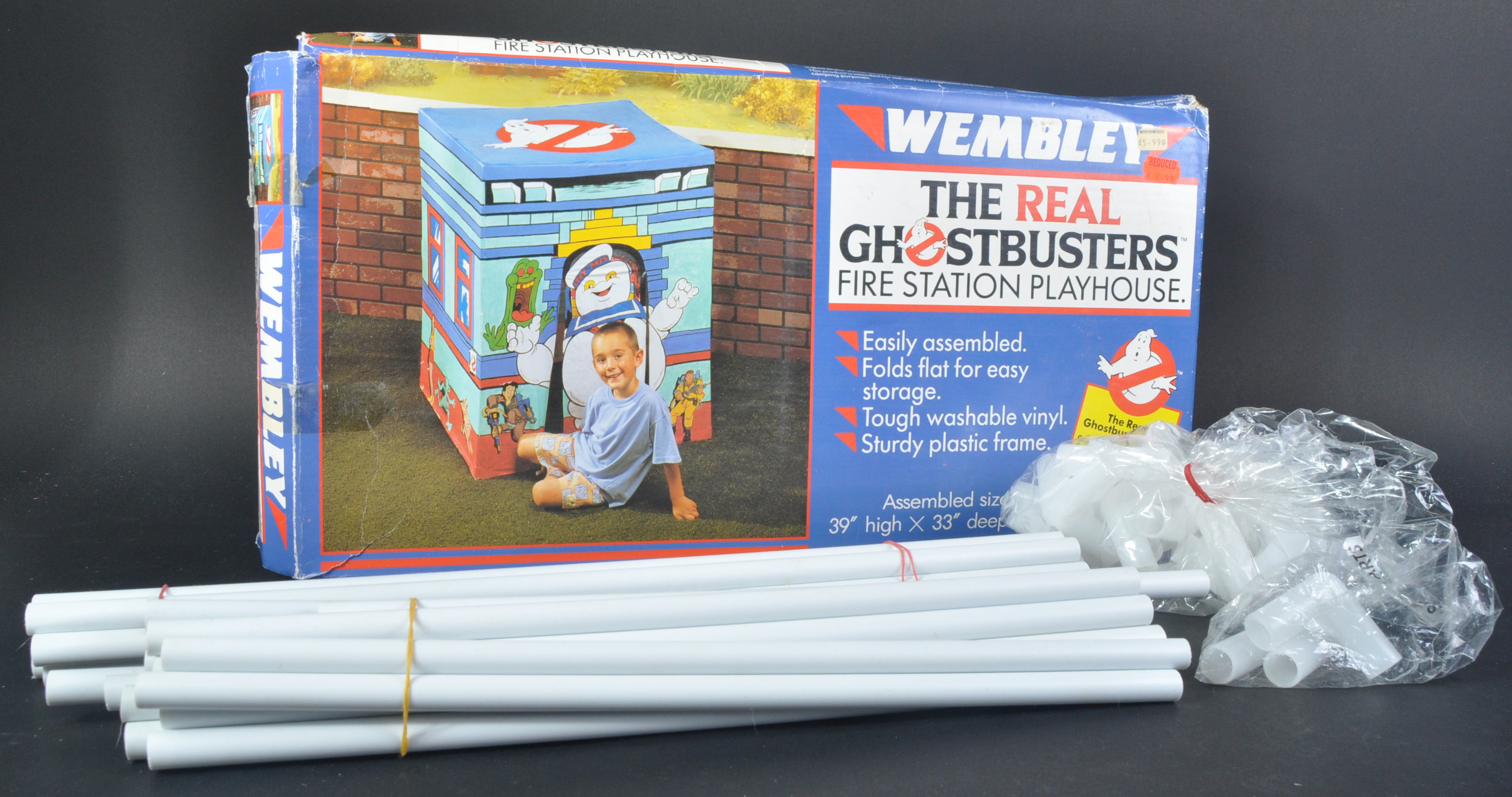 An original vintage Wembley made ' The Real Ghostbusters Fire Station ...