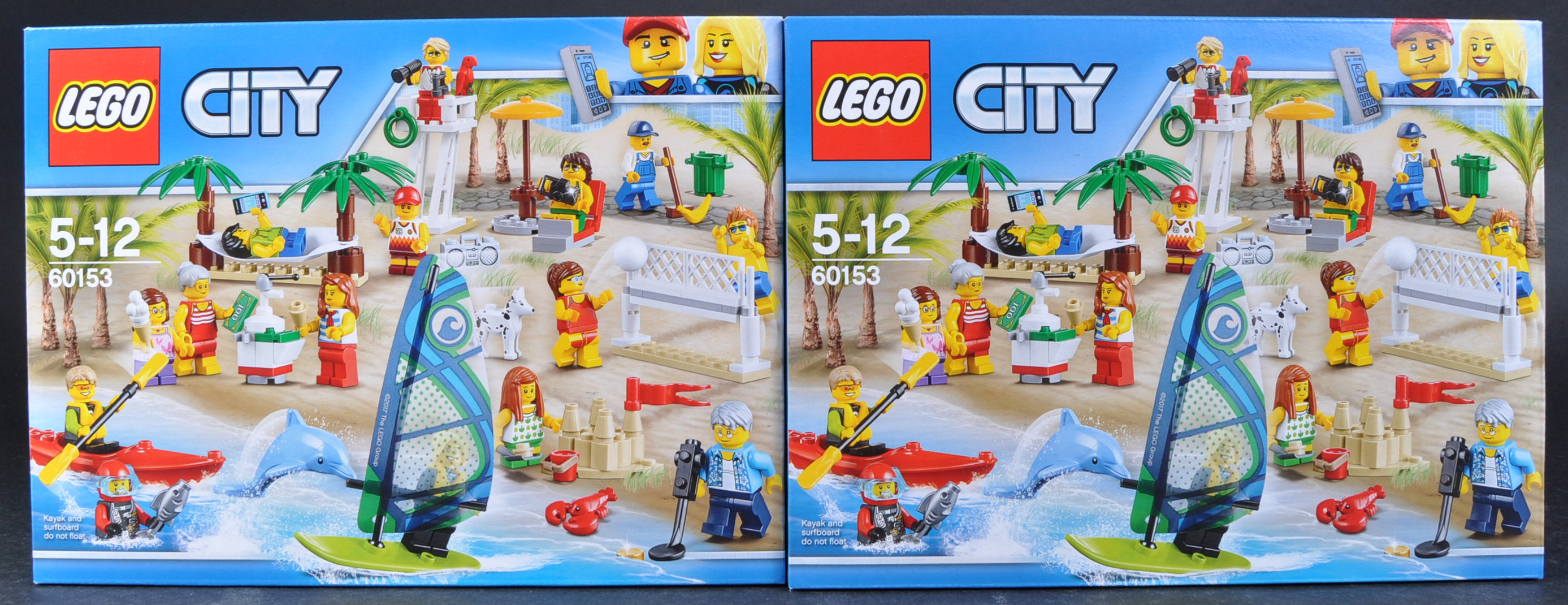 LEGO SETS - LEGO CITY - 60153 - X2 PEOPLE PACK - FUN AT THE BEACH ...