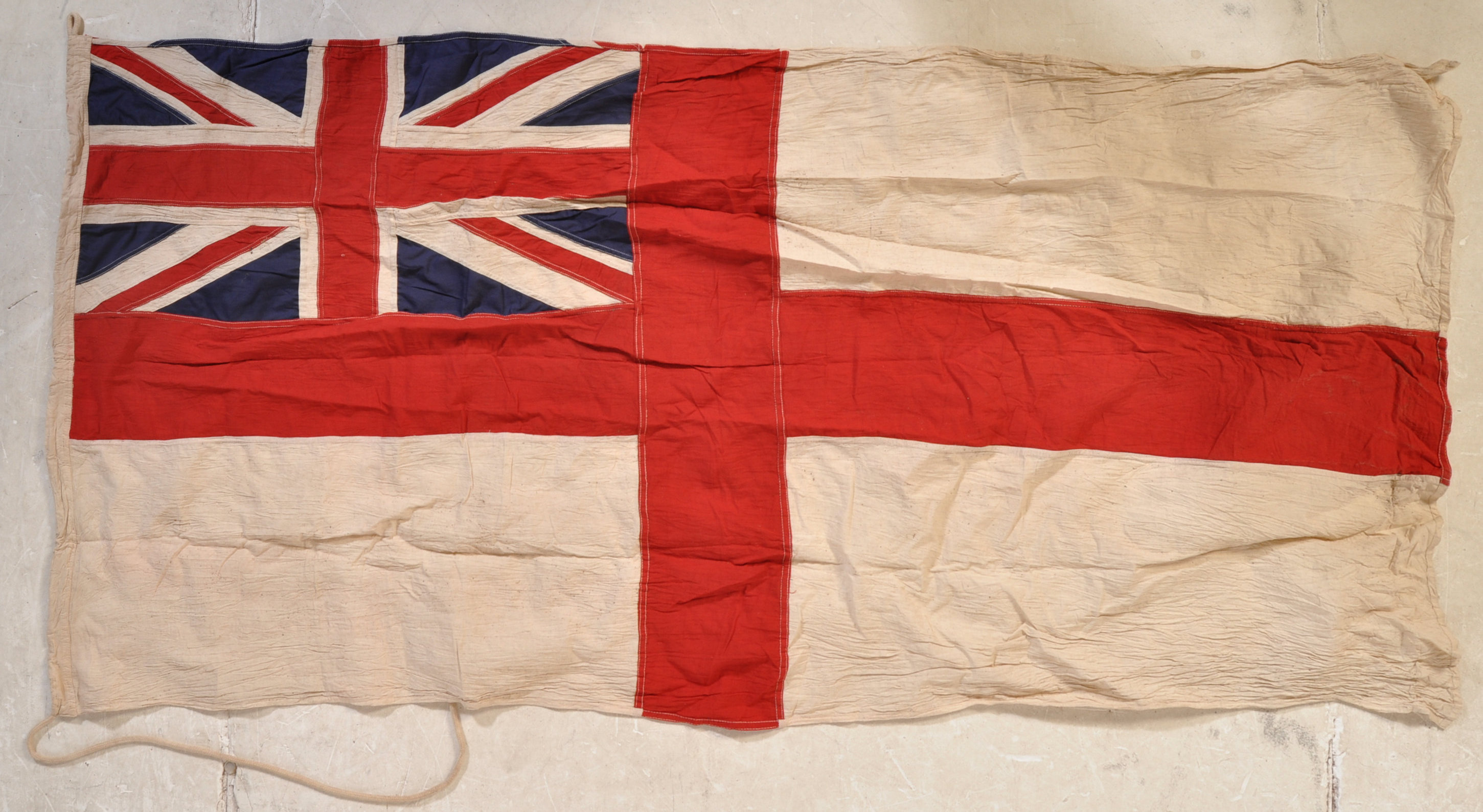 WWII Second World War British Royal Navy Air Station ensign flag ...