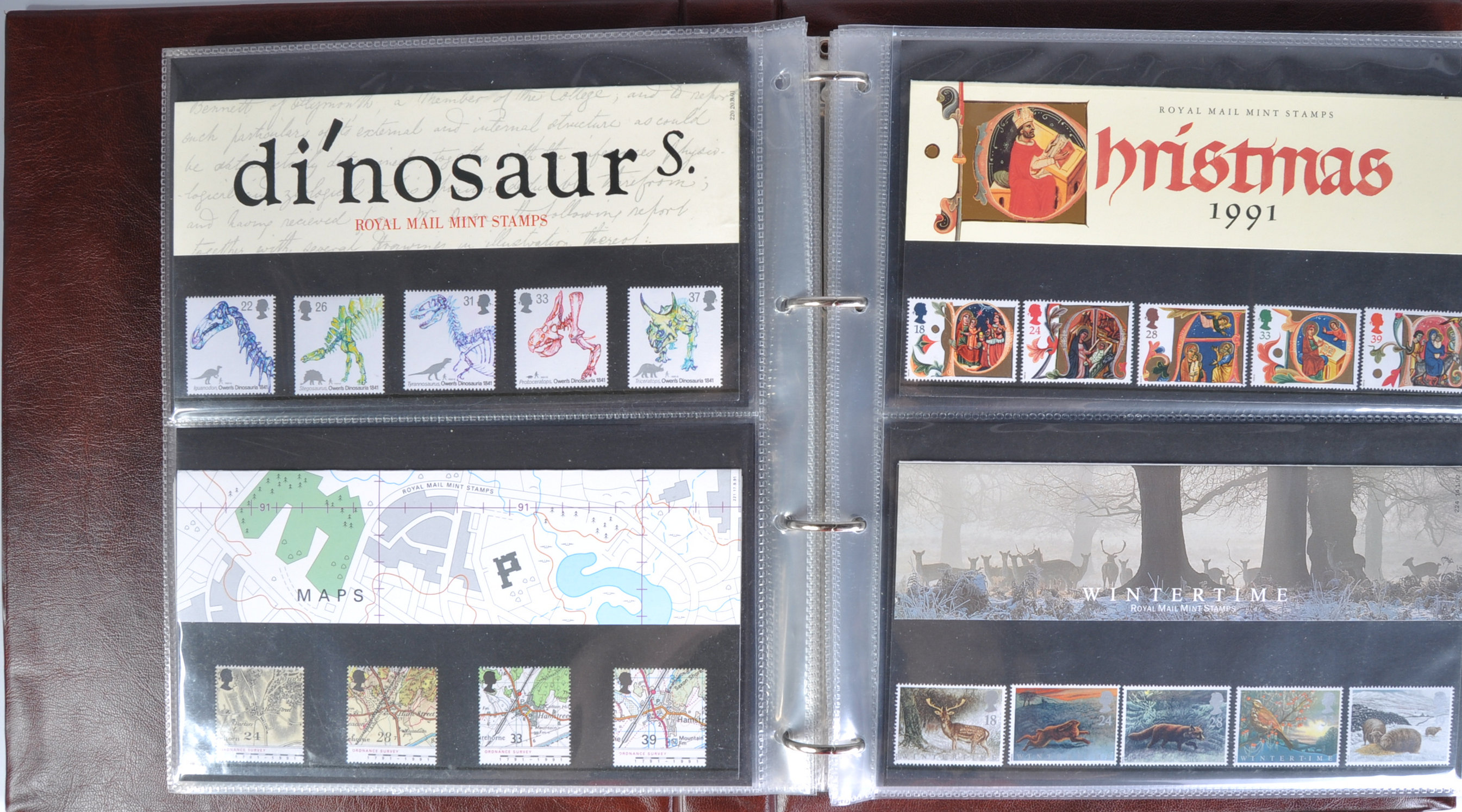 Stamps - Presentation Packs - an album of unused decimal presentation ...