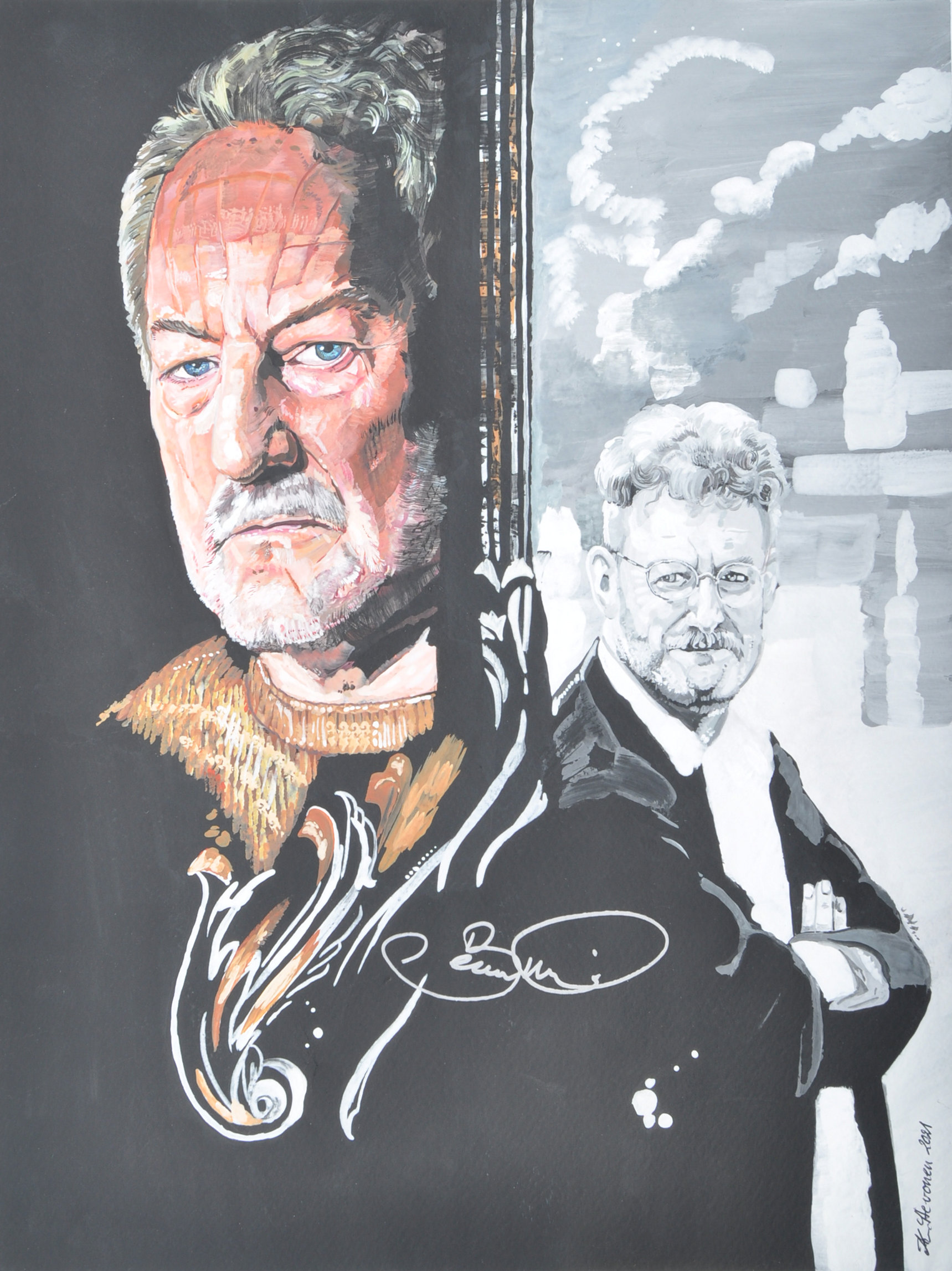 The Collection Of Bernard Hill - Fan Artwork - AK Hevonen (Artist) - a ...