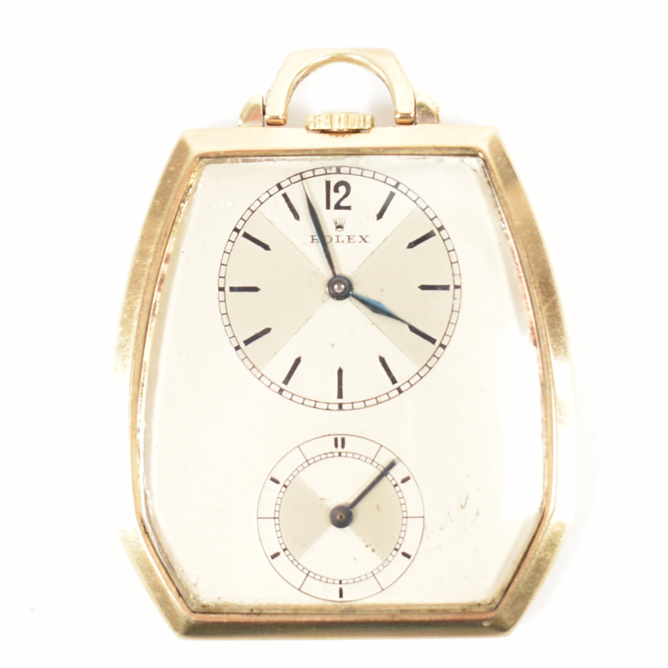 HALLMARKED 9CT GOLD 1930S ART DECO ROLEX PRINCE POCKET WATCH - auctions ...
