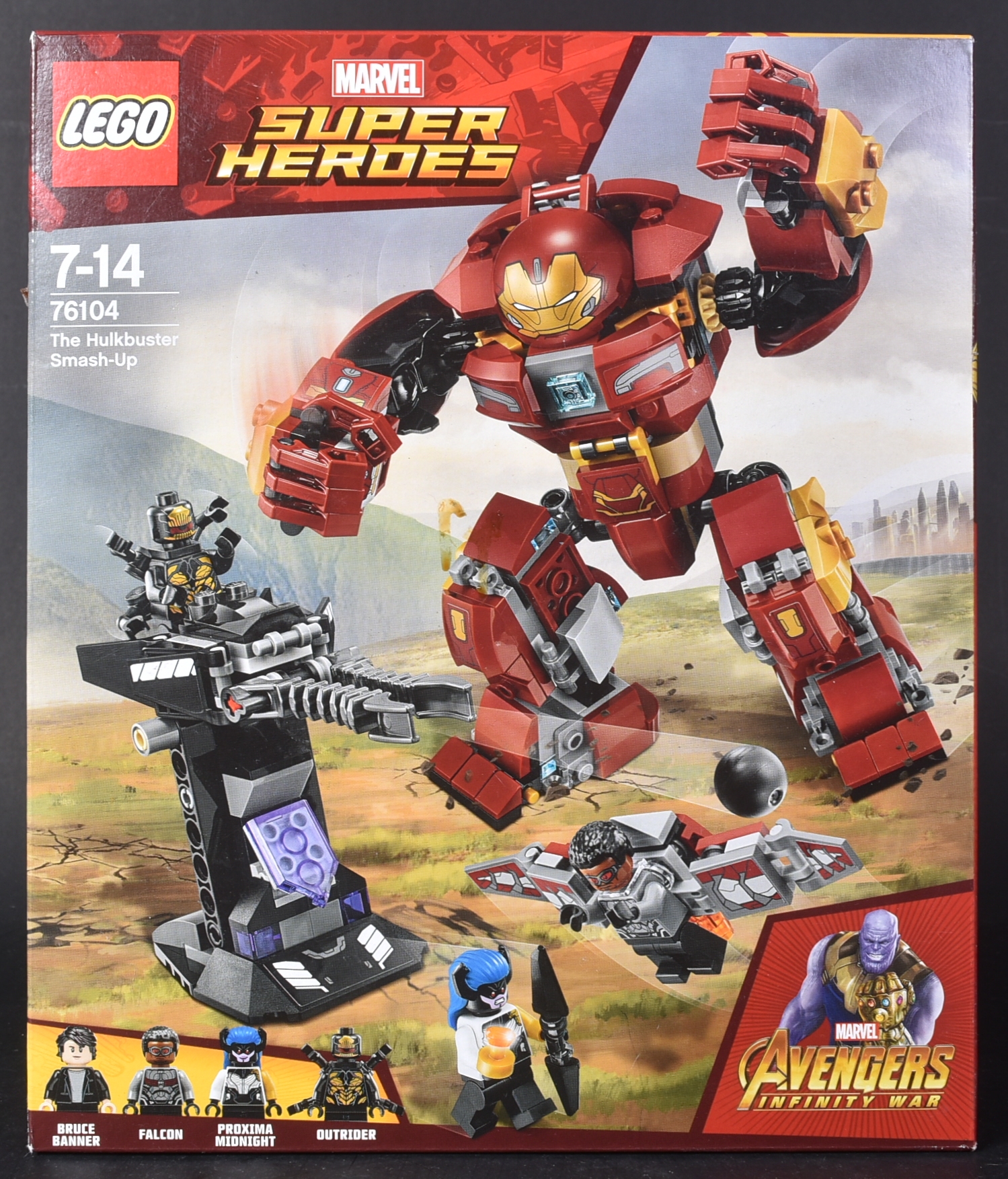 LEGO SET - MARVEL SUPER HEROES - 76104 - THE HULKBUSTER SMASH-UP ...
