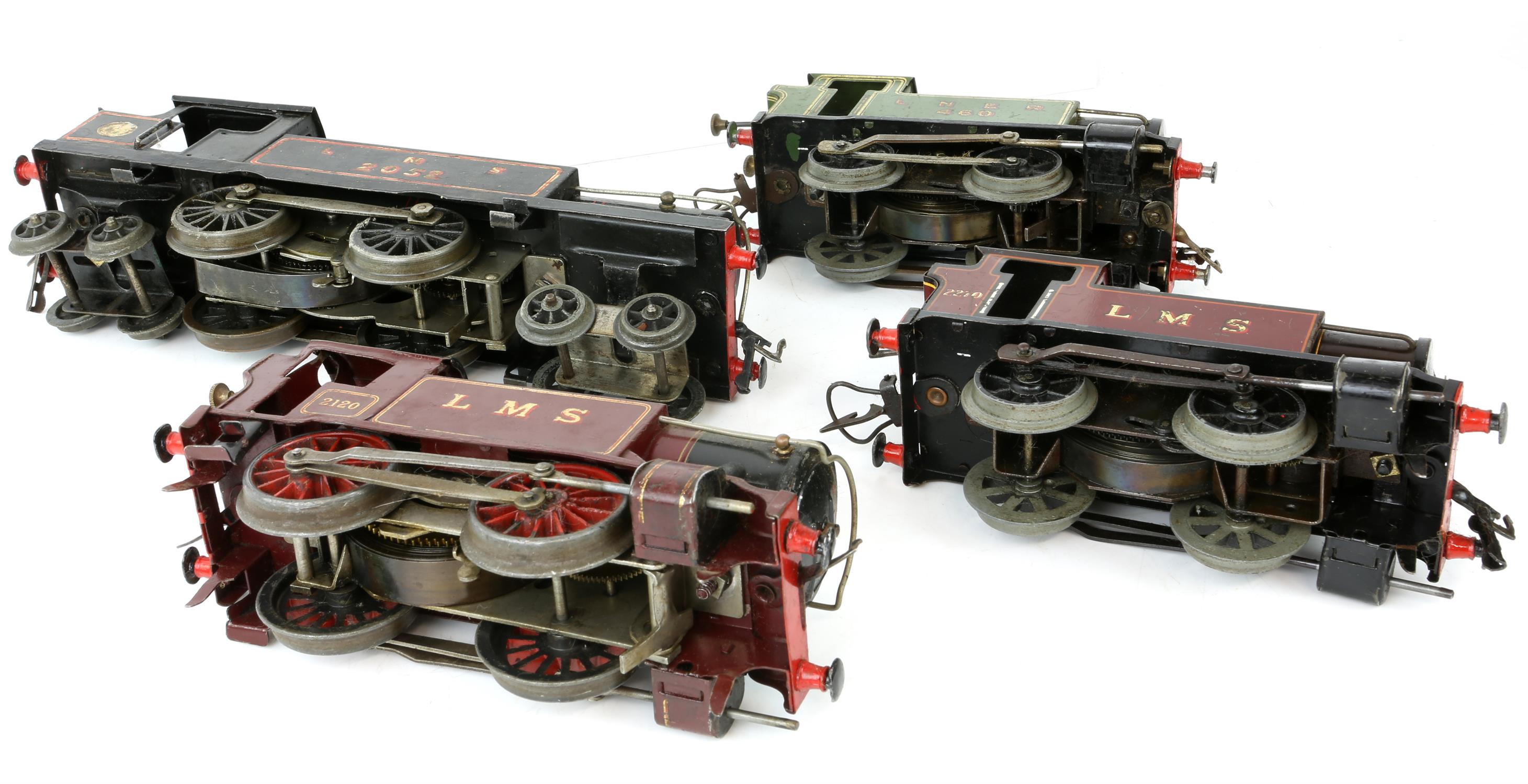 Hornby O gauge 1926-28 No.2 Clockwork 4-4-4 Tank Loco, LMS Black, 2052 ...