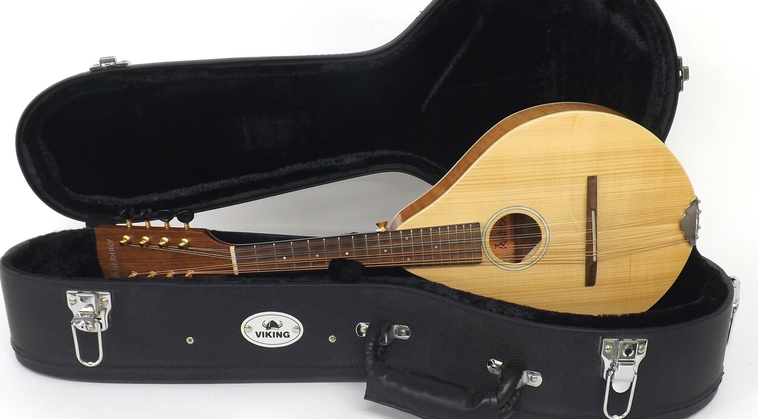 Good contemporary mandolin labelled Ashbury, Model no: AM180, Viking ...