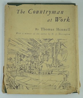 Thomas Hennell - The Countryman At Work. With a memoir of the author by ...