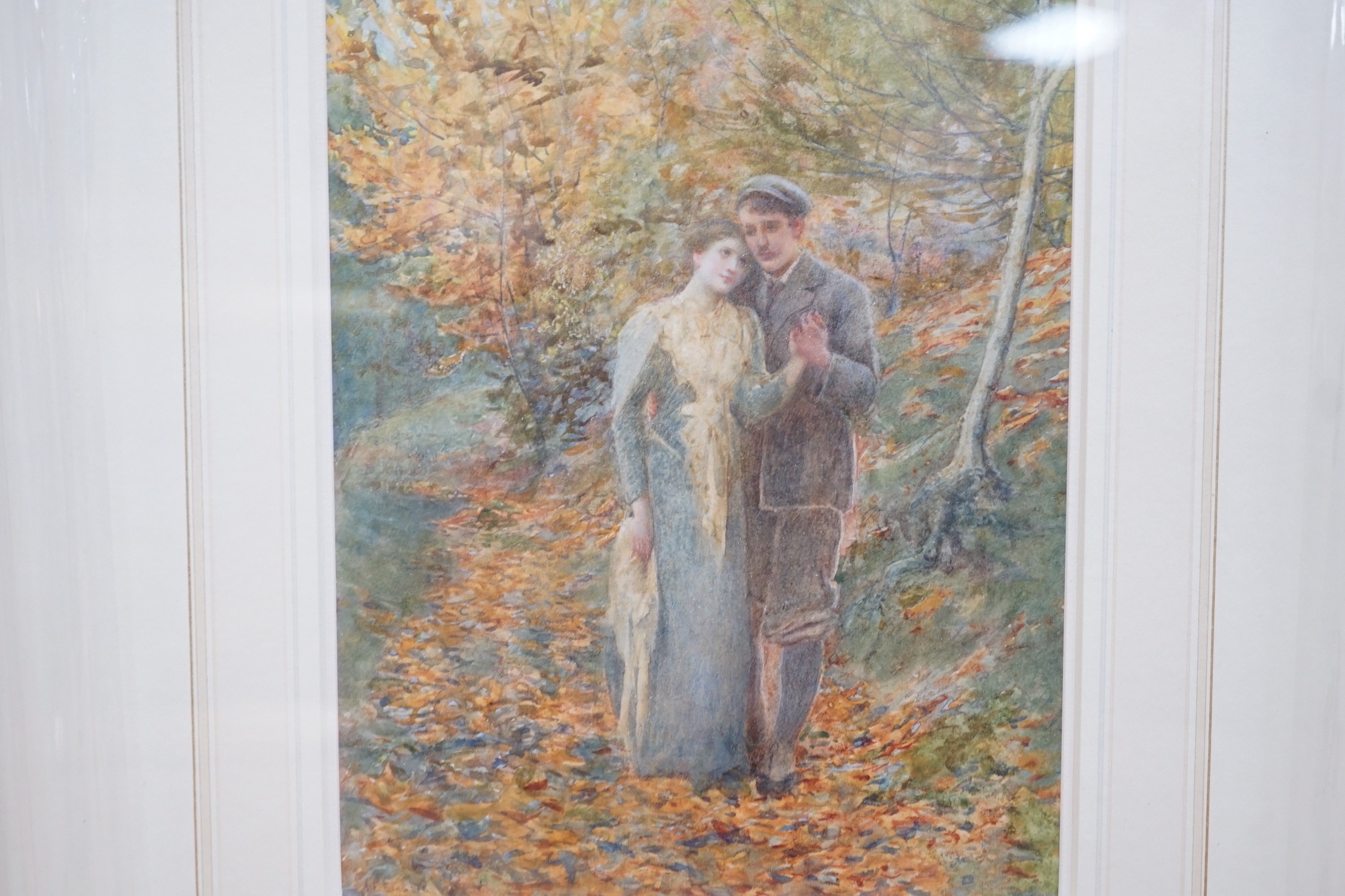 Alfred Edward Emslie (1847-1927), watercolour, 'Golden Days ...