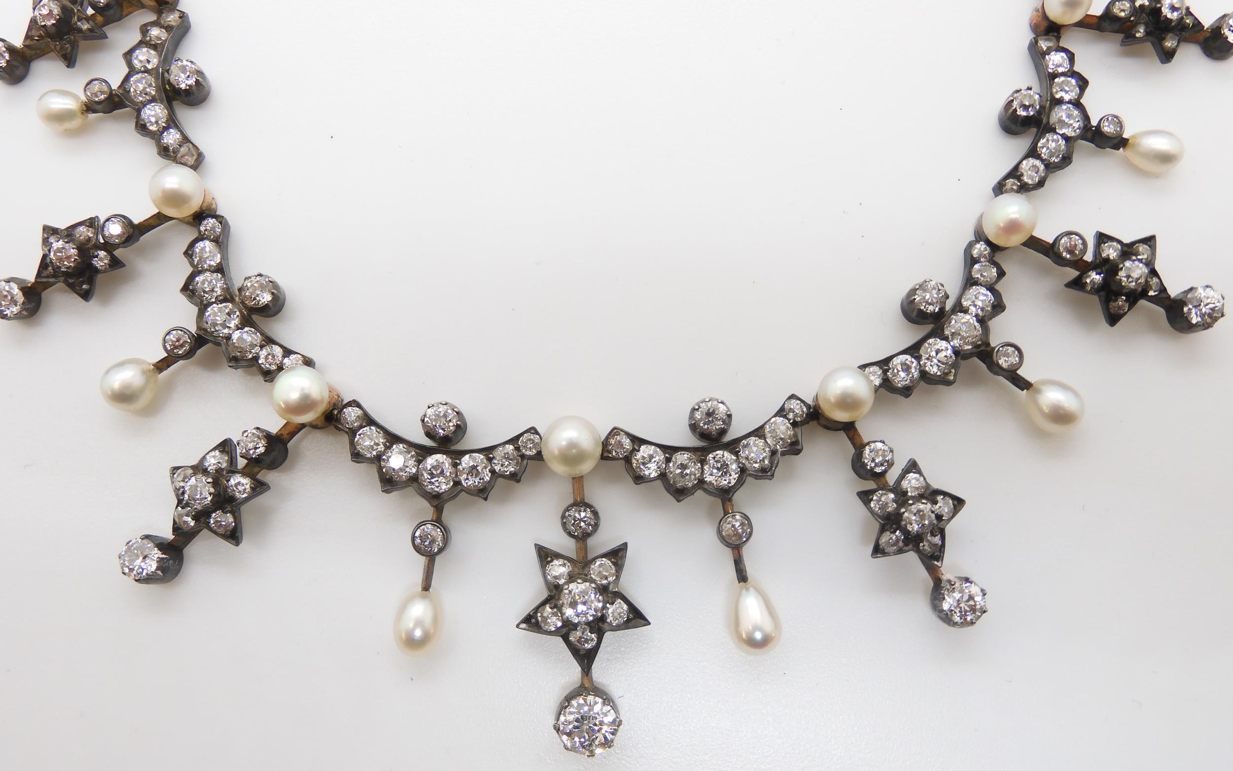 A GARRARD & CO PEARL AND DIAMOND TIARA the ultimate in metamorphic ...