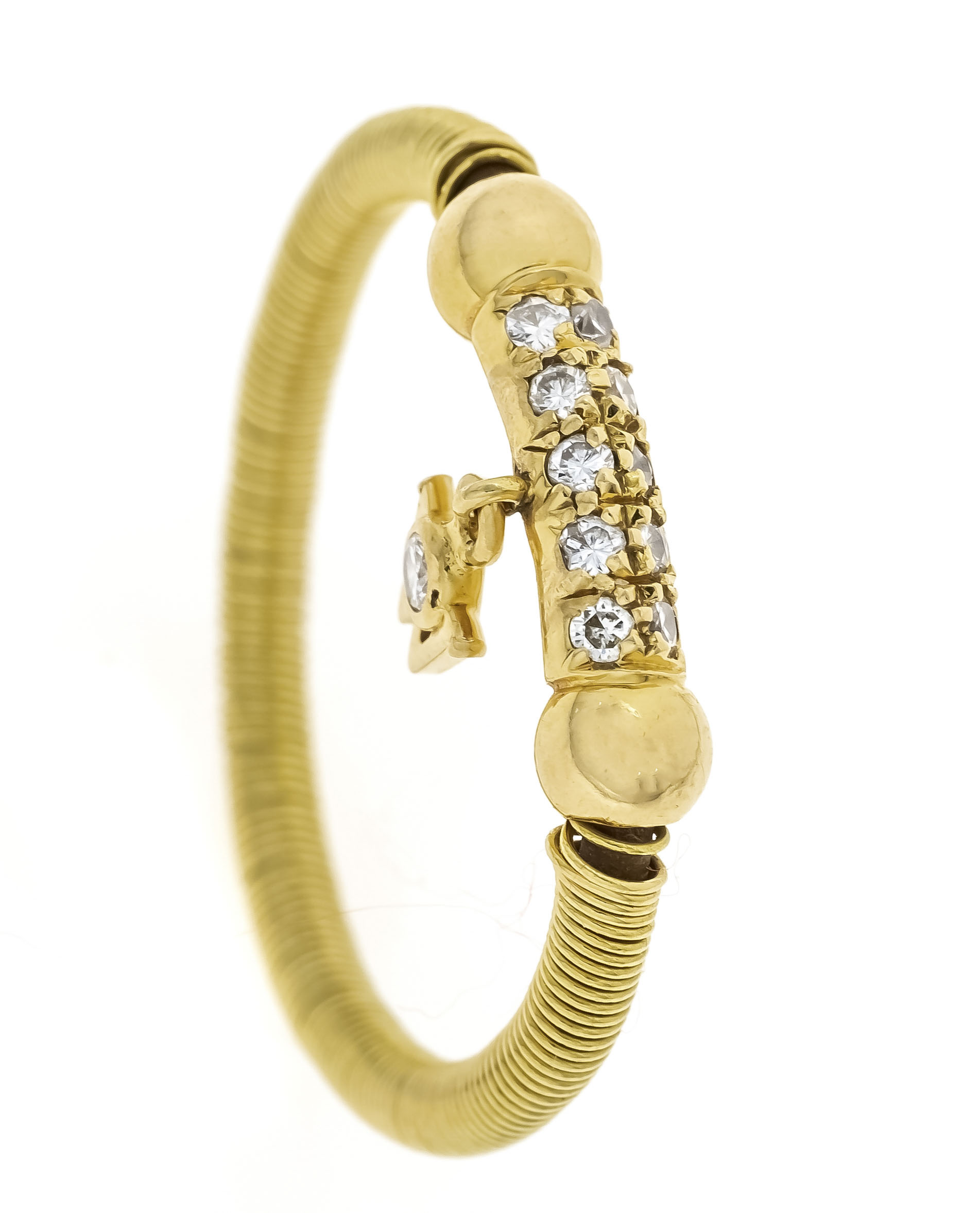 WELLENDORFF brilliant ring GG 750/000 with 11 diamonds, total 0,22 ct ...