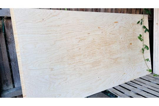 2 X SHEETS OF 2440MM X 1220MM X 15MM PLY.