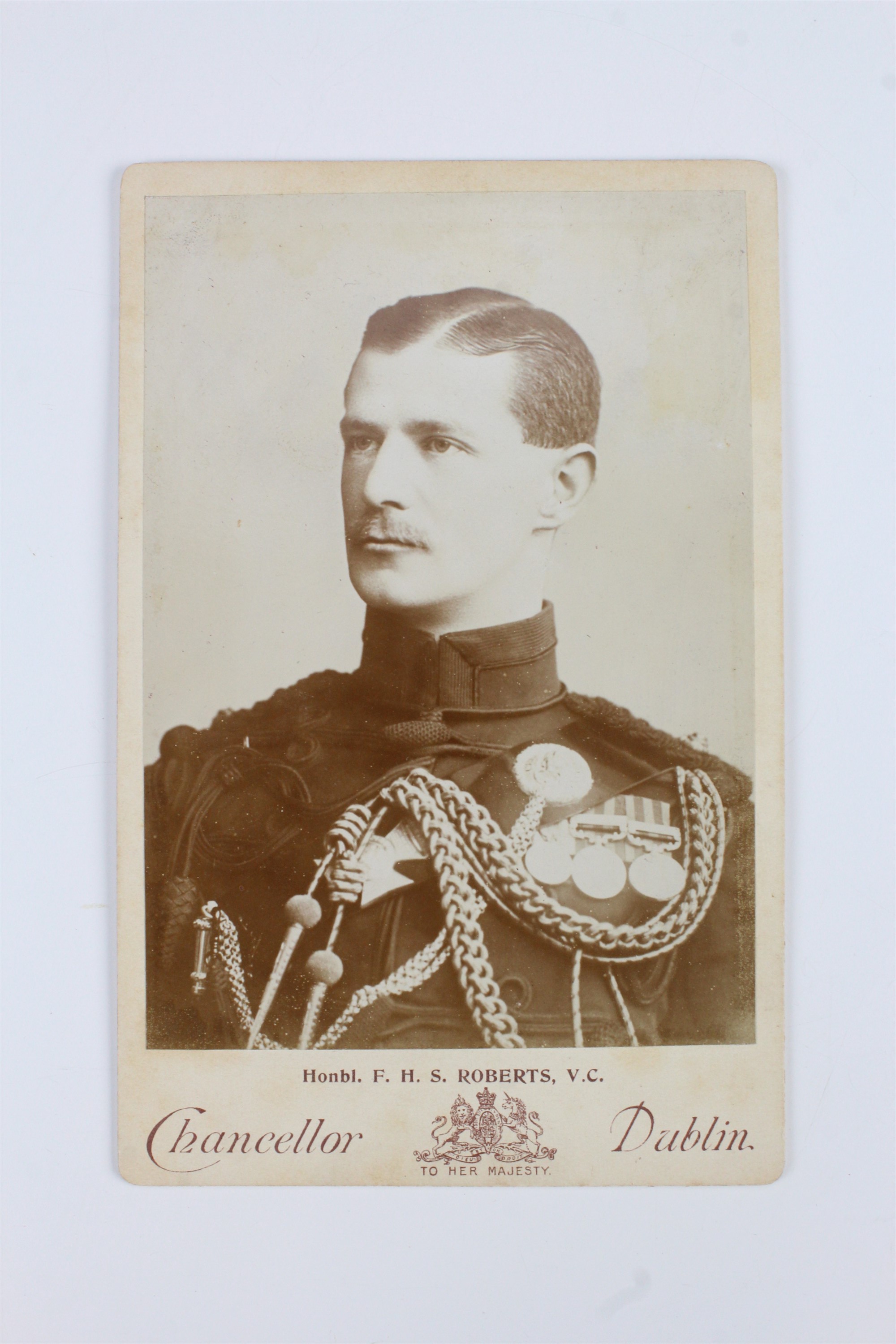 [ Victoria Cross ] A cabinet card portraying Frederick Hugh Sherston ...