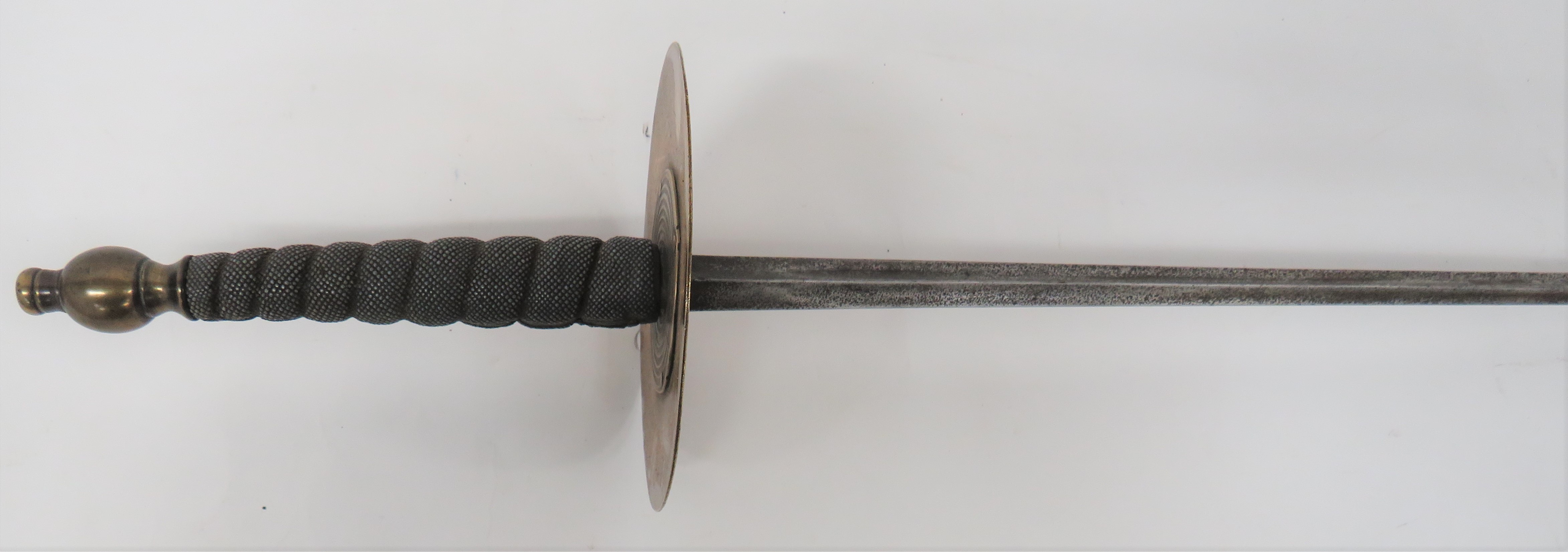 Early 19th Century Fencing Sword 30 1/2 inch, hollow ground, trefoil ...