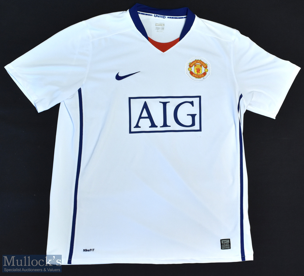 2008-09 Manchester United Football Shirt sponsored by AIG, made by Nike ...