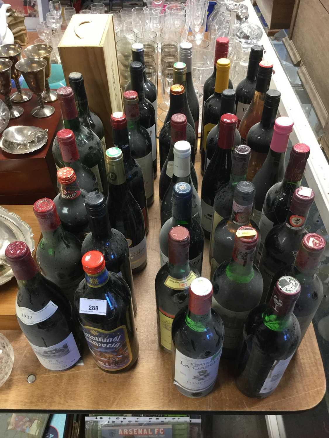 Approximately 40 bottles of red wine (40)