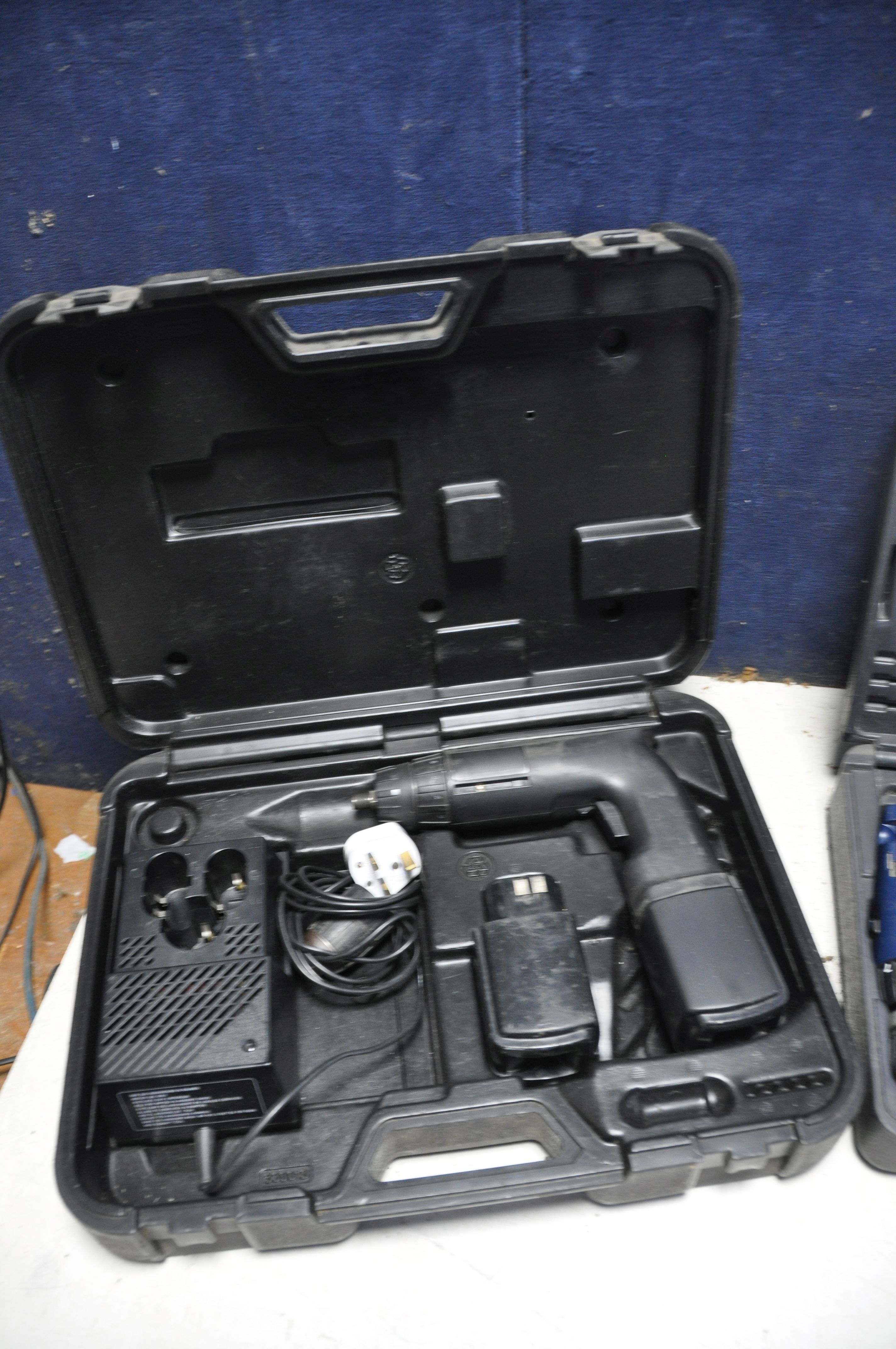 THREE AEG DRILLS to include AEG ASBEQ16 cordless drill in case with ...