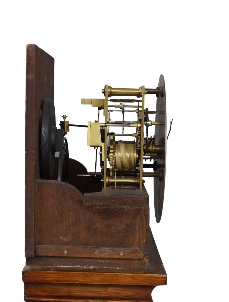 An oak eight day longcase clock, by Goldsmiths & Silversmiths Company ...