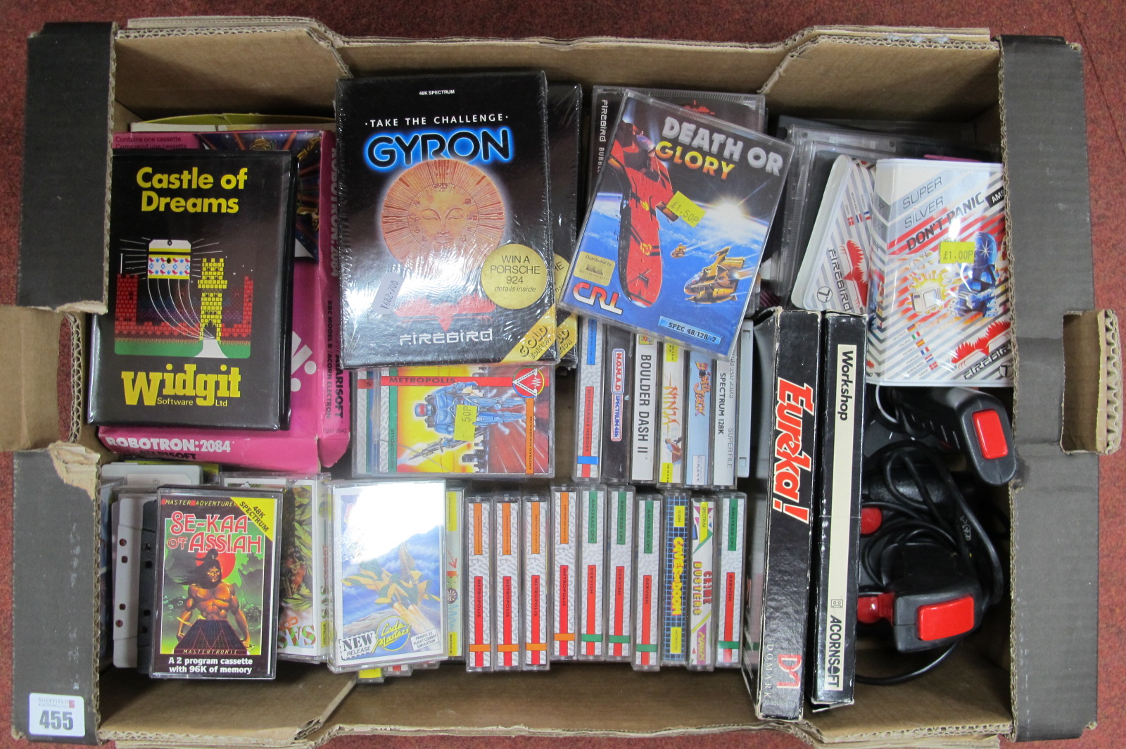 A Collection of Cassette Format Computer Games, including BBC Model B ...