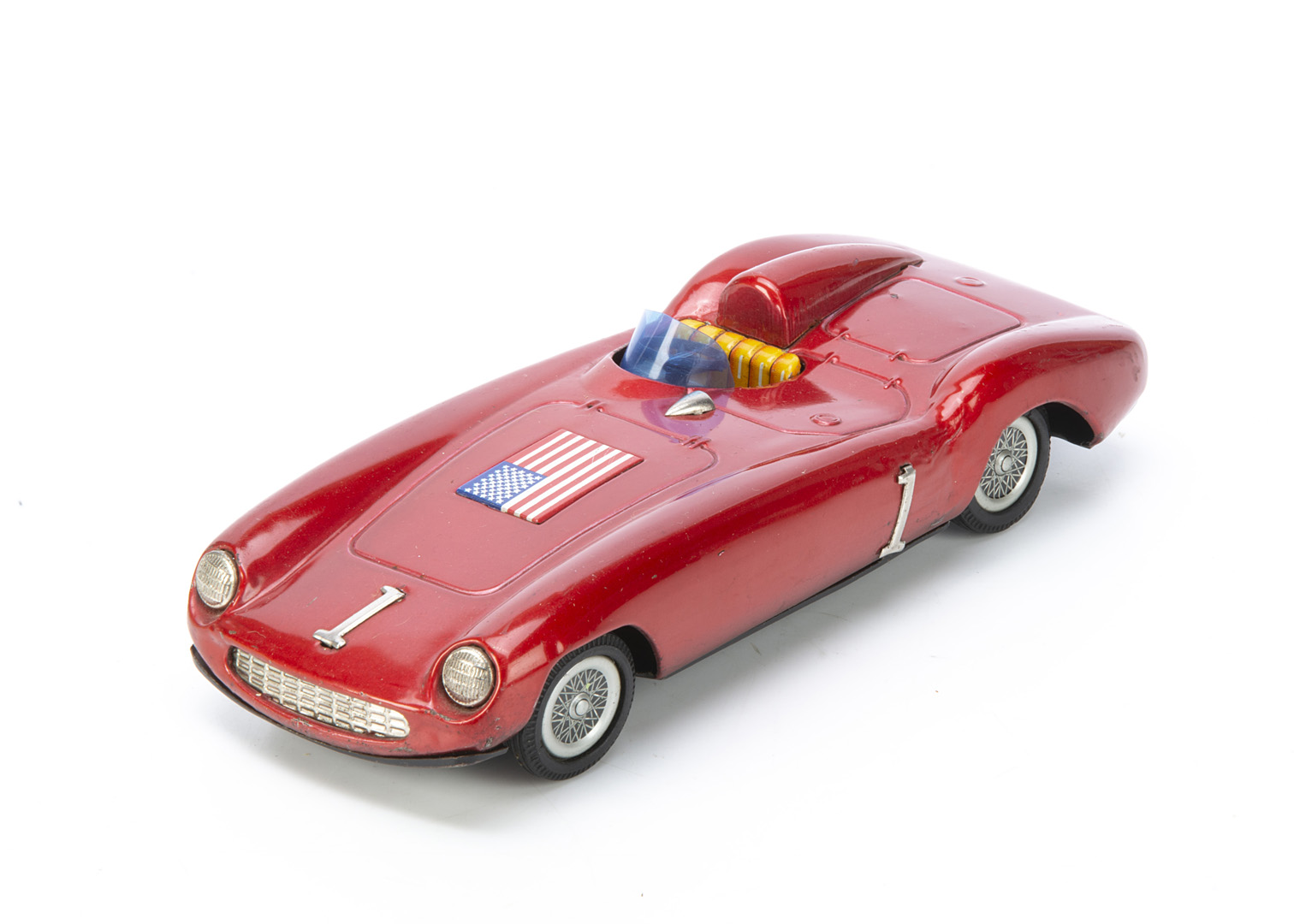 A Bandai No.790 Tinplate Friction Drive Ferrari 813 Racing Car, from ...