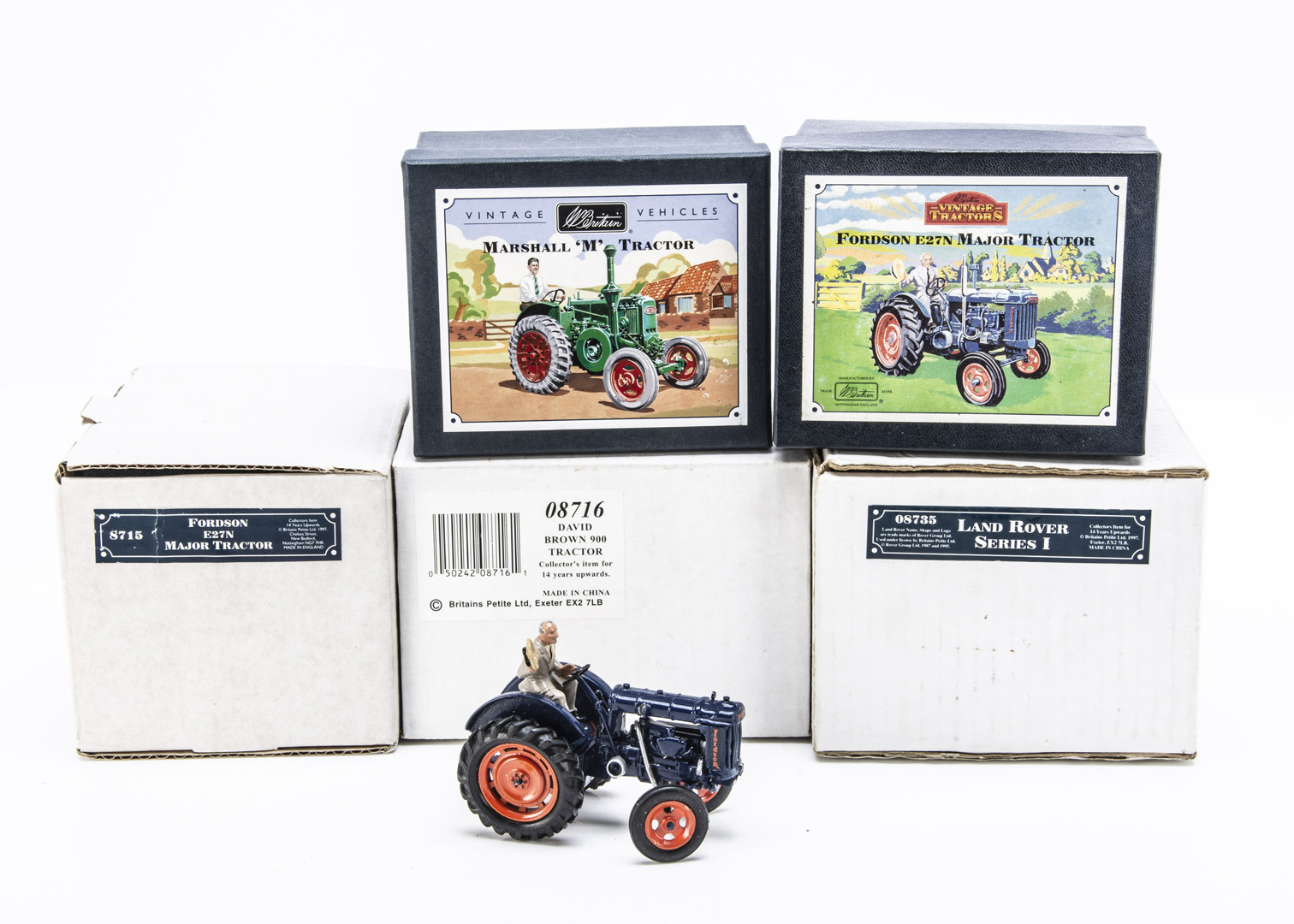 Britains Vintage Tractor series boxed tractors comprising set 8715 ...