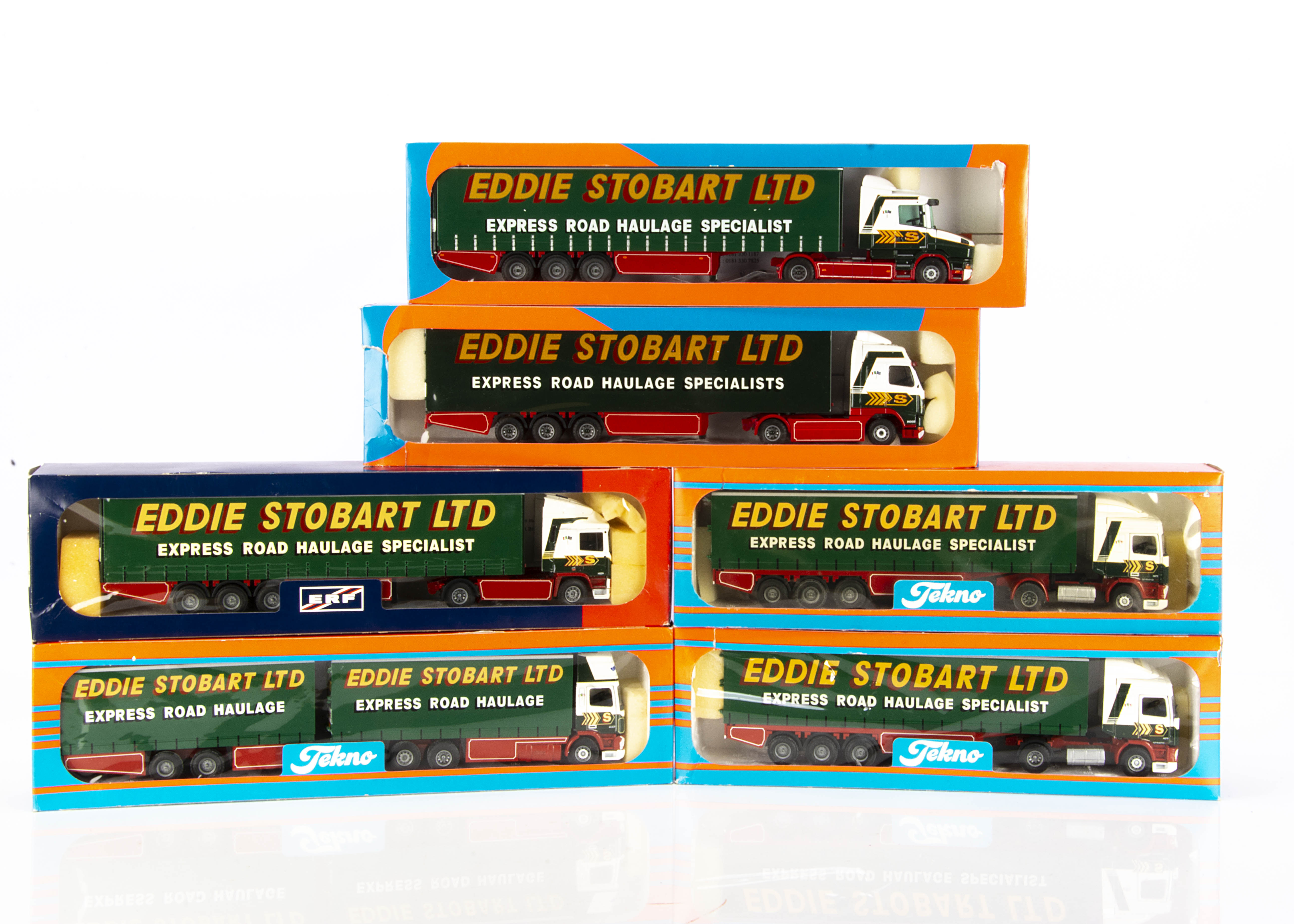 Tekno 1:50 Eddie Stobart Model Trucks, Nr.50 British Collection ERF ...