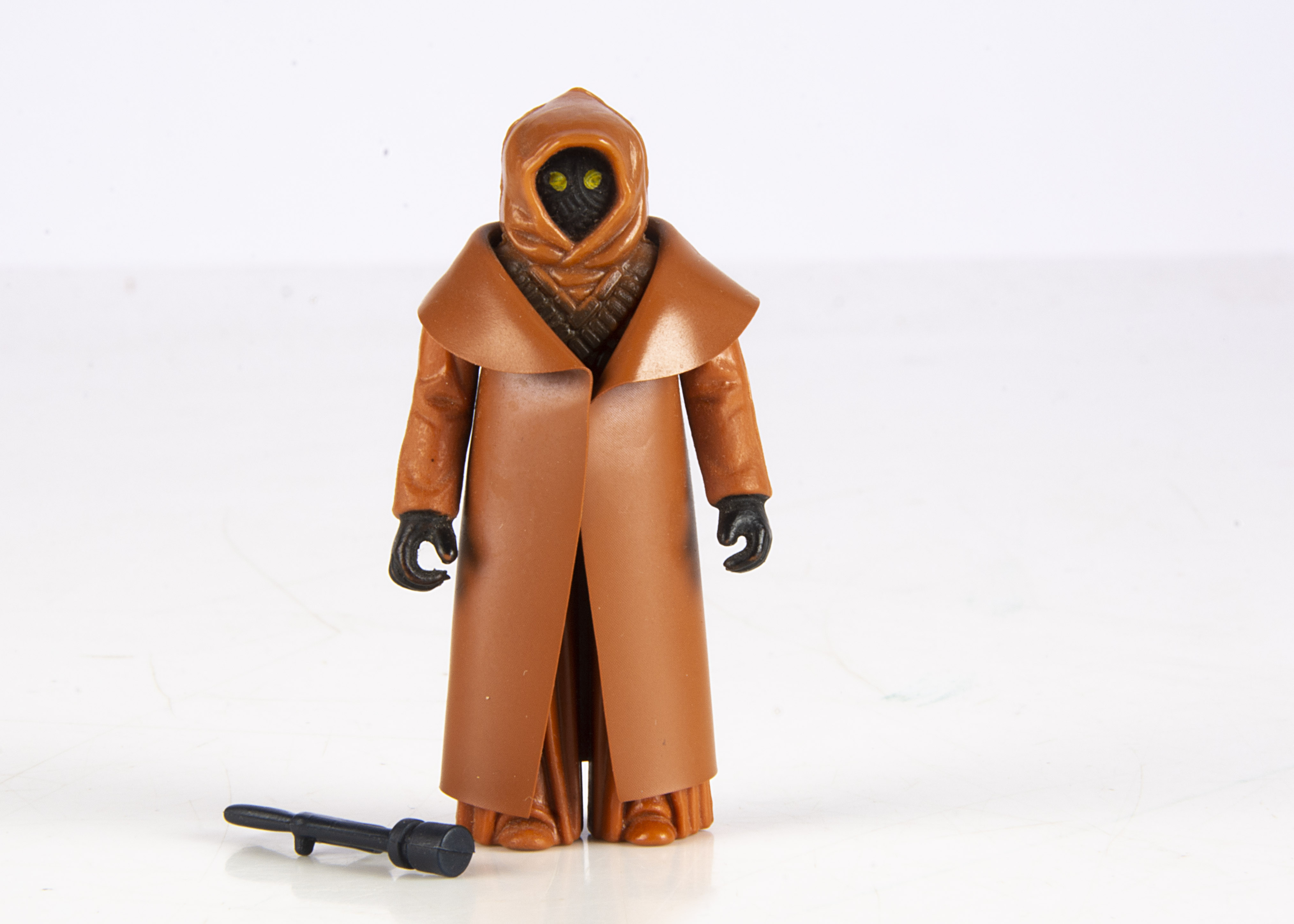 Vintage Star Wars Vinyl Cape Jawa Action Figure, with original cape and ...