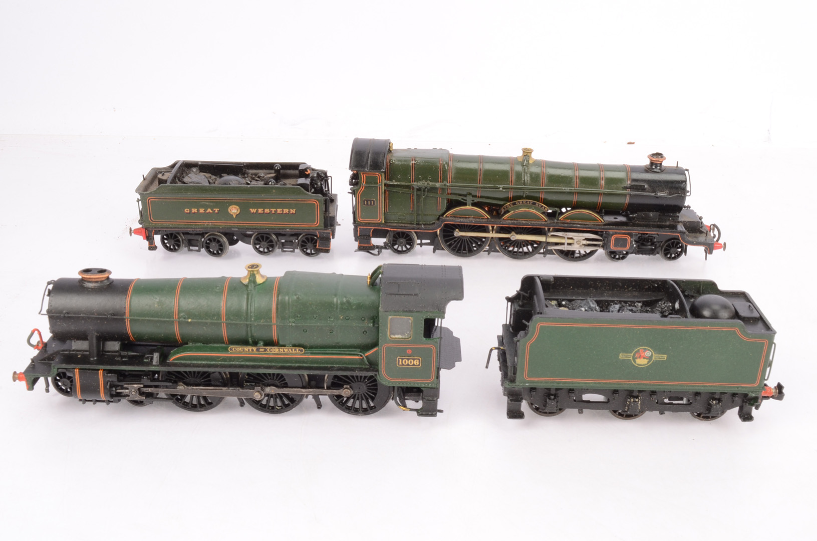 Kit built / Modified 00 gauge Steam Locomotives and tenders, GWR gloss ...