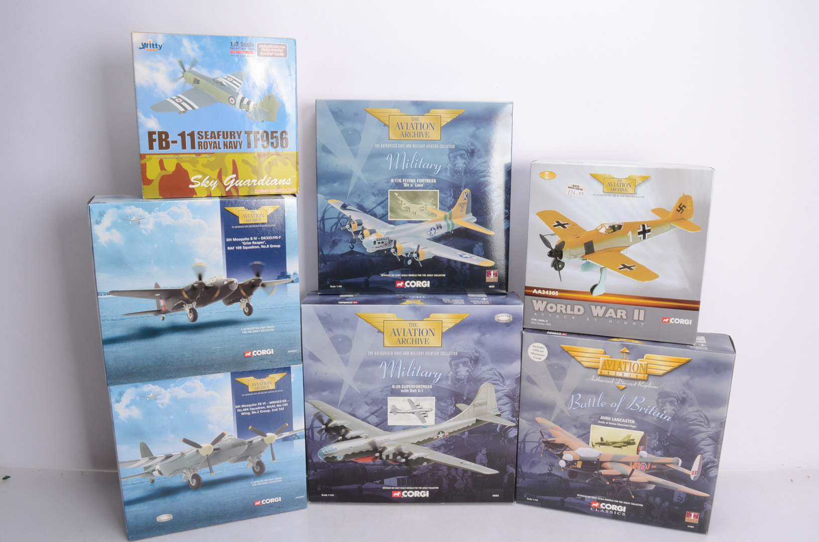 Corgi Aviation Archive and Witty Wings WWII Military Aircraft, a boxed ...