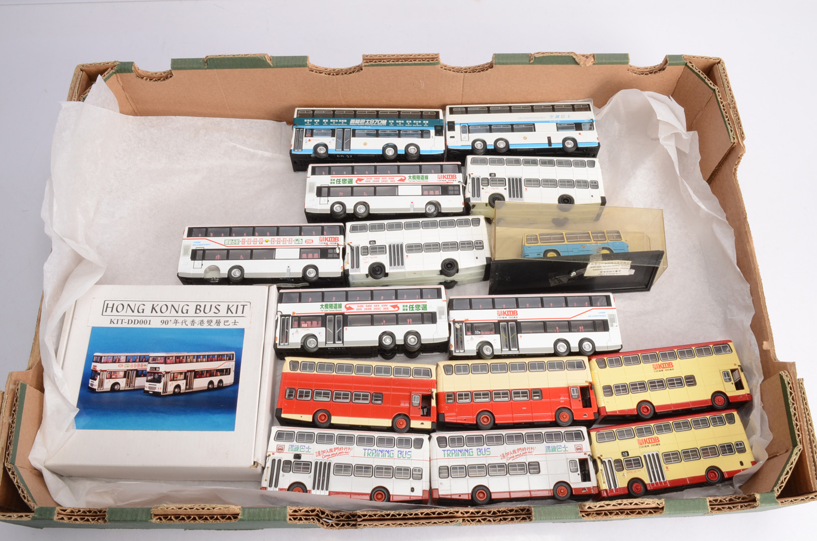 Modern Kitbuilt Far Eastern Buses, all unboxed diecast and plastic 1:76 ...