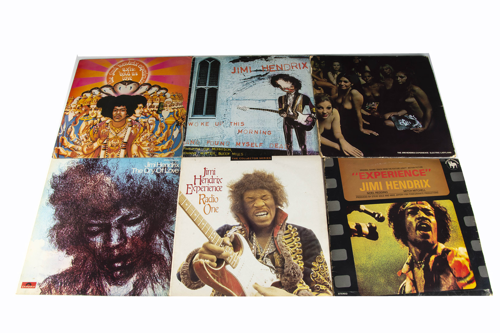 Jimi Hendrix LPs, twelve UK Release albums comprising Electric Ladyland ...