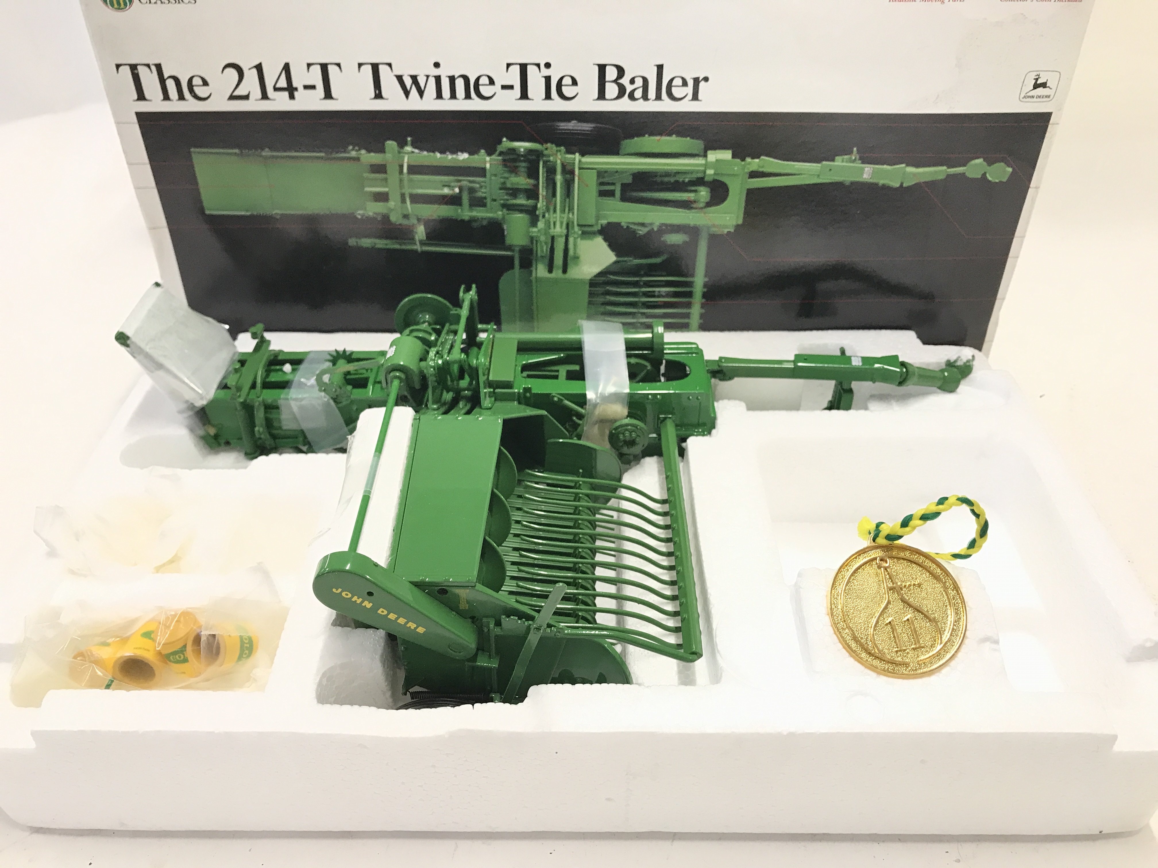 A Boxed Precision Classics 214-T Twine-Tie Baler. Boxed.