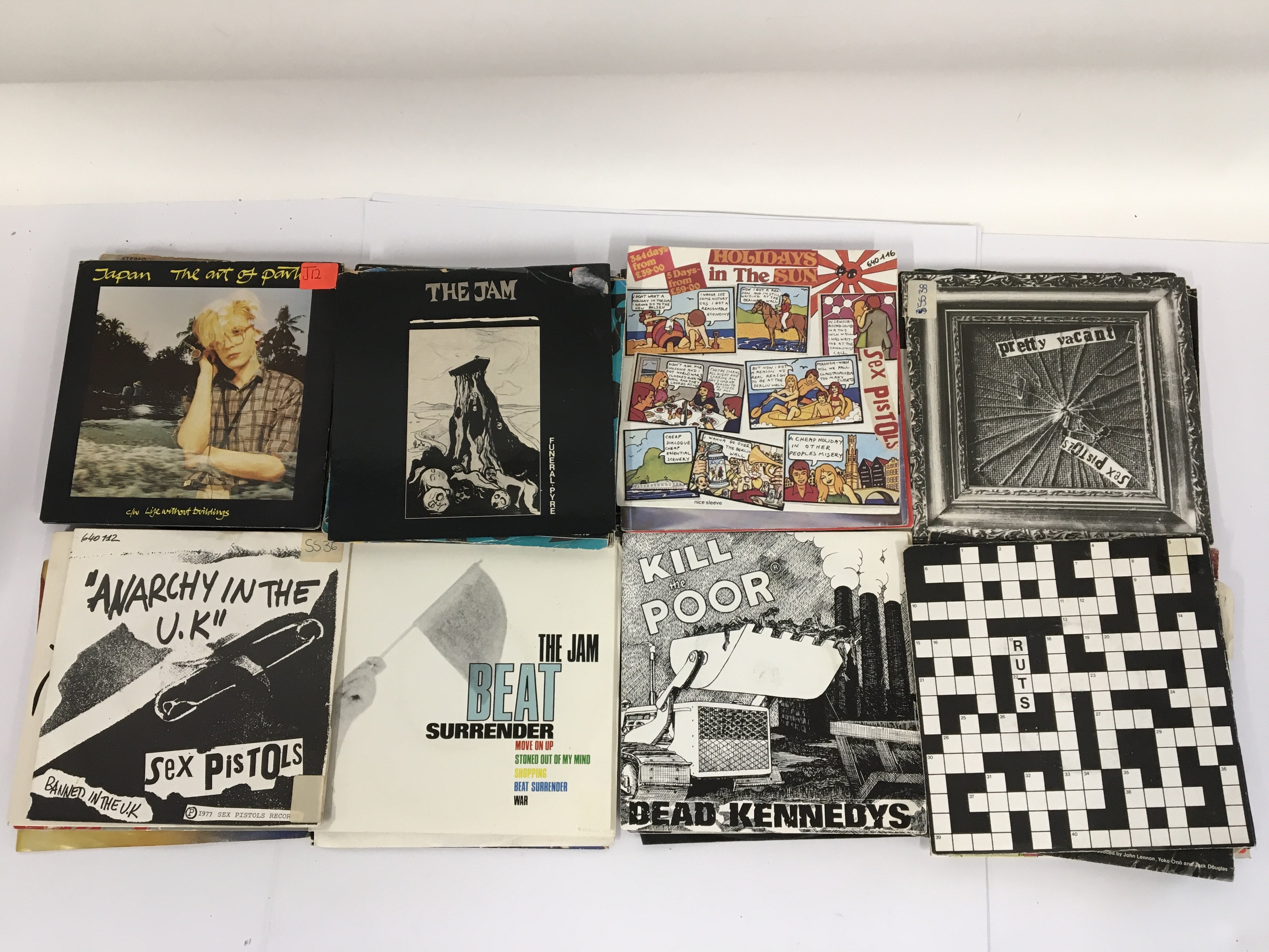 A collection of 7inch singles including various punk and post punk artists.