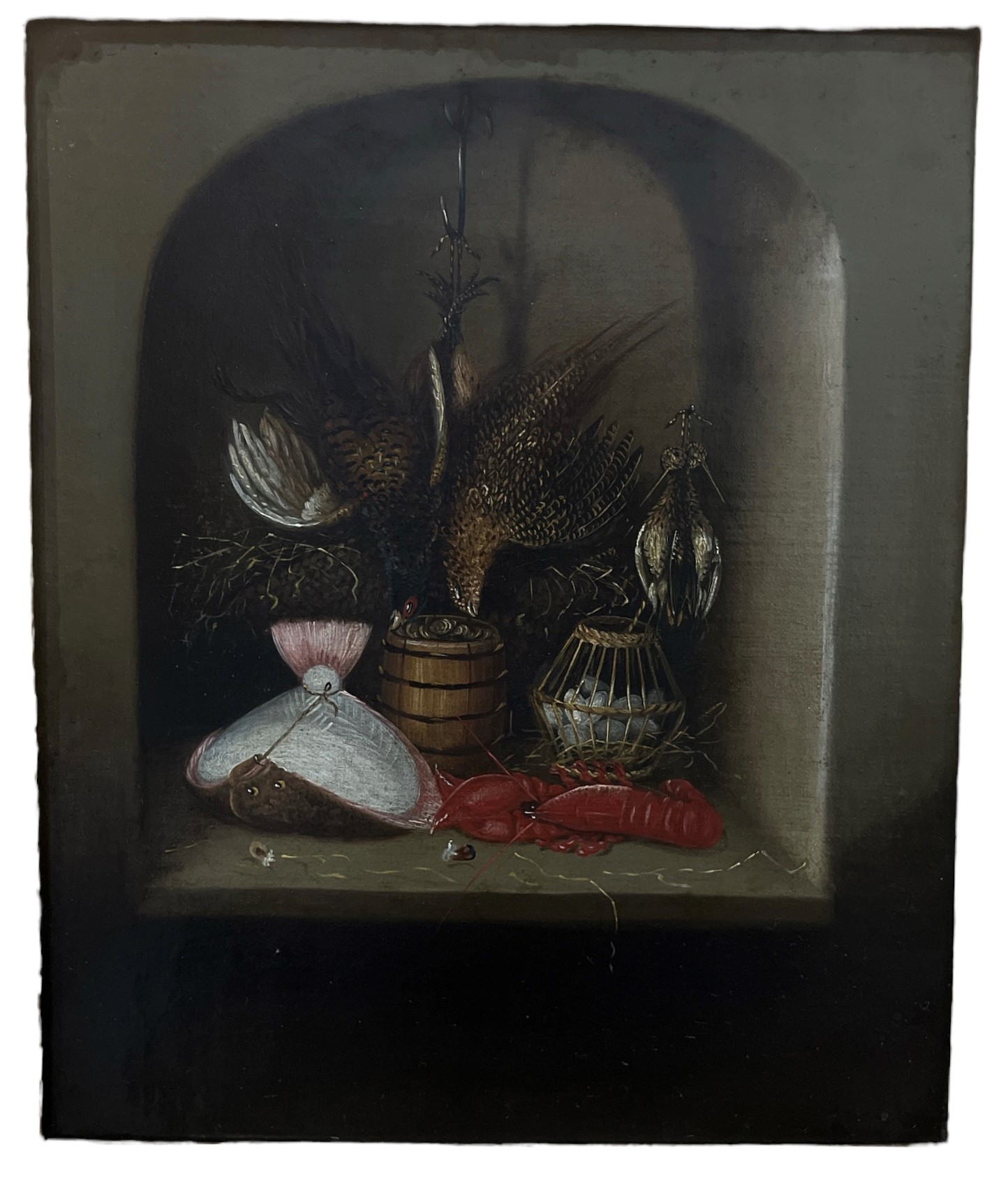 ATTRIBUTED TO BENJAMIN BLAKE, 1757 - 1830, 19TH CENTURY OIL ON ...