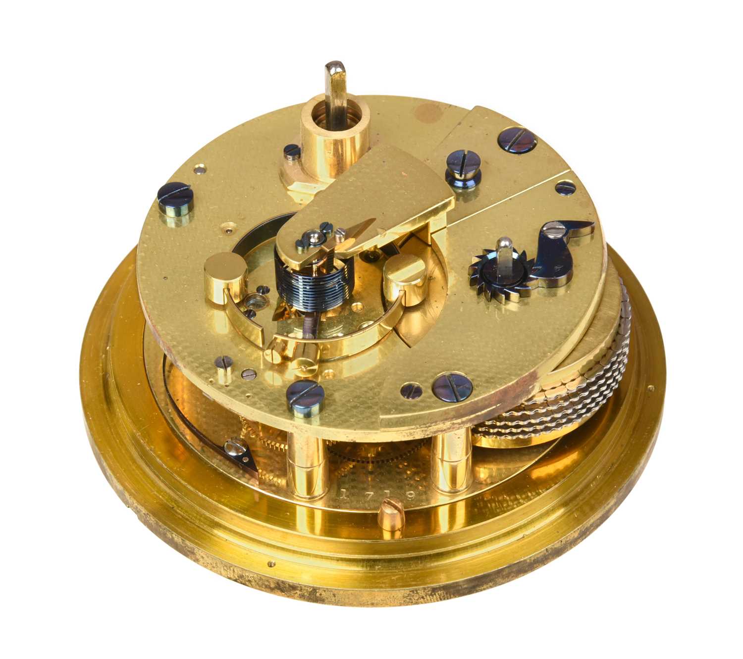 A Mahogany Two Day Marine Chronometer, signed J.W.Ray & Co, 25 Cunliffe ...