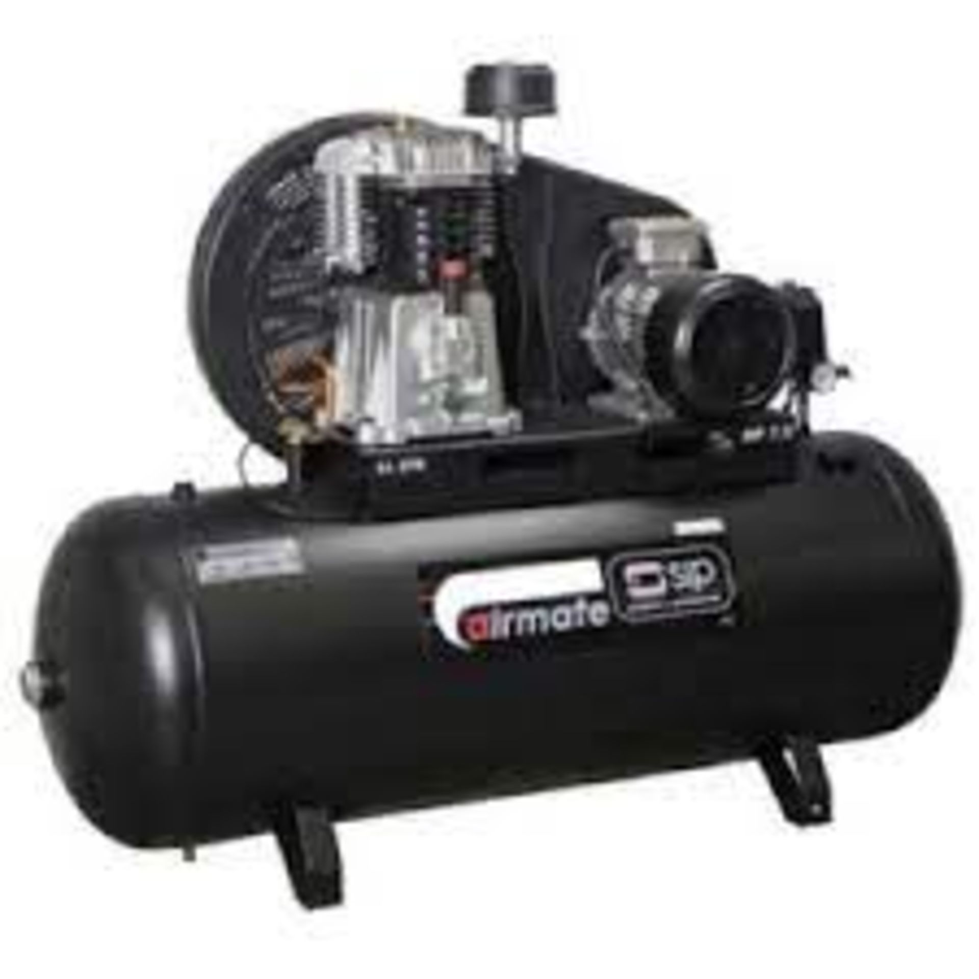 SIP 06294 Airmate 3HP Air Compressor 200 ltr Receiver Oil Lubricated ...