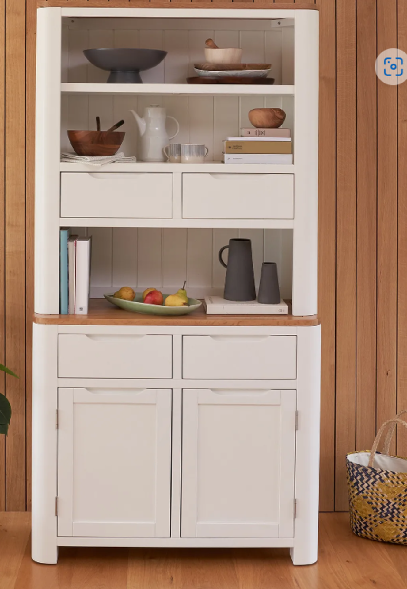 HOVE Natural Oak & Painted Small Dresser. RRP £999.99. The Hove small ...
